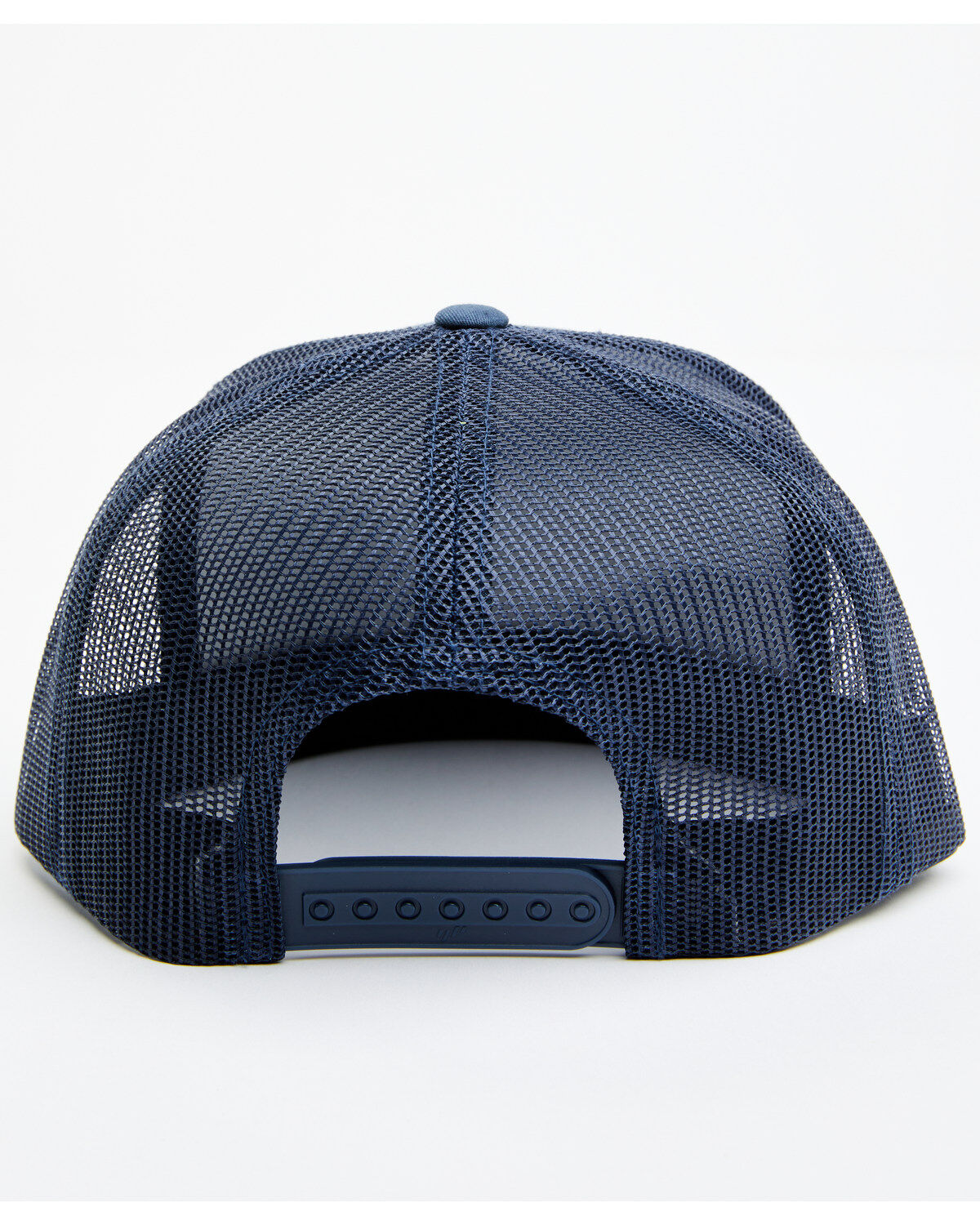 Image #3 - Salty Rodeo Men's Oil Rig Logo Patch Trucker Cap, Navy, hi-res
