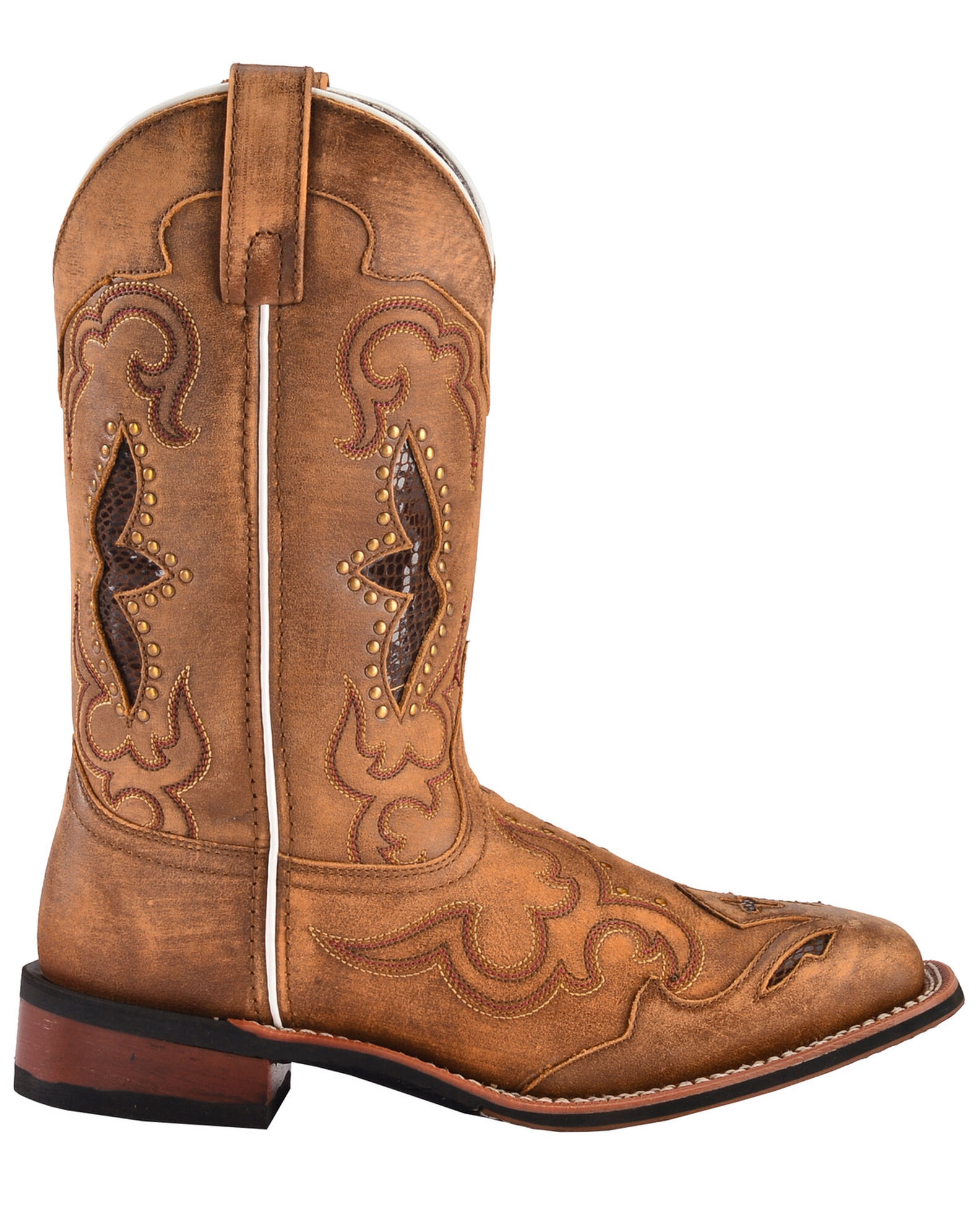 Laredo Women's Spellbound Western Performance Boots - Broad Square Toe, Tan