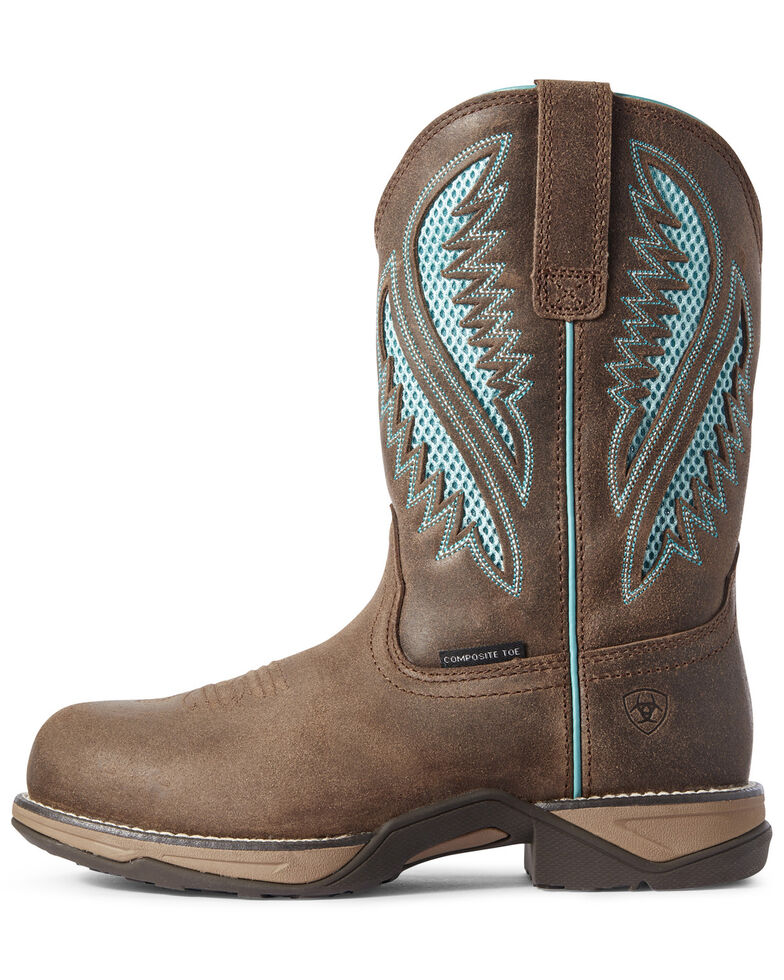 Ariat Womens Anthem Venttek Western Work Boots Composite Toe Boot Barn