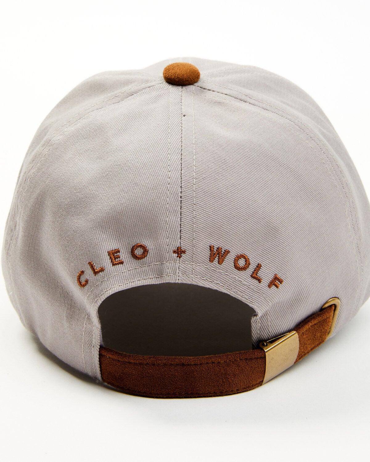 Cleo + Wolf Women's Frosty Mountain Brewery Ball Cap, Light Grey