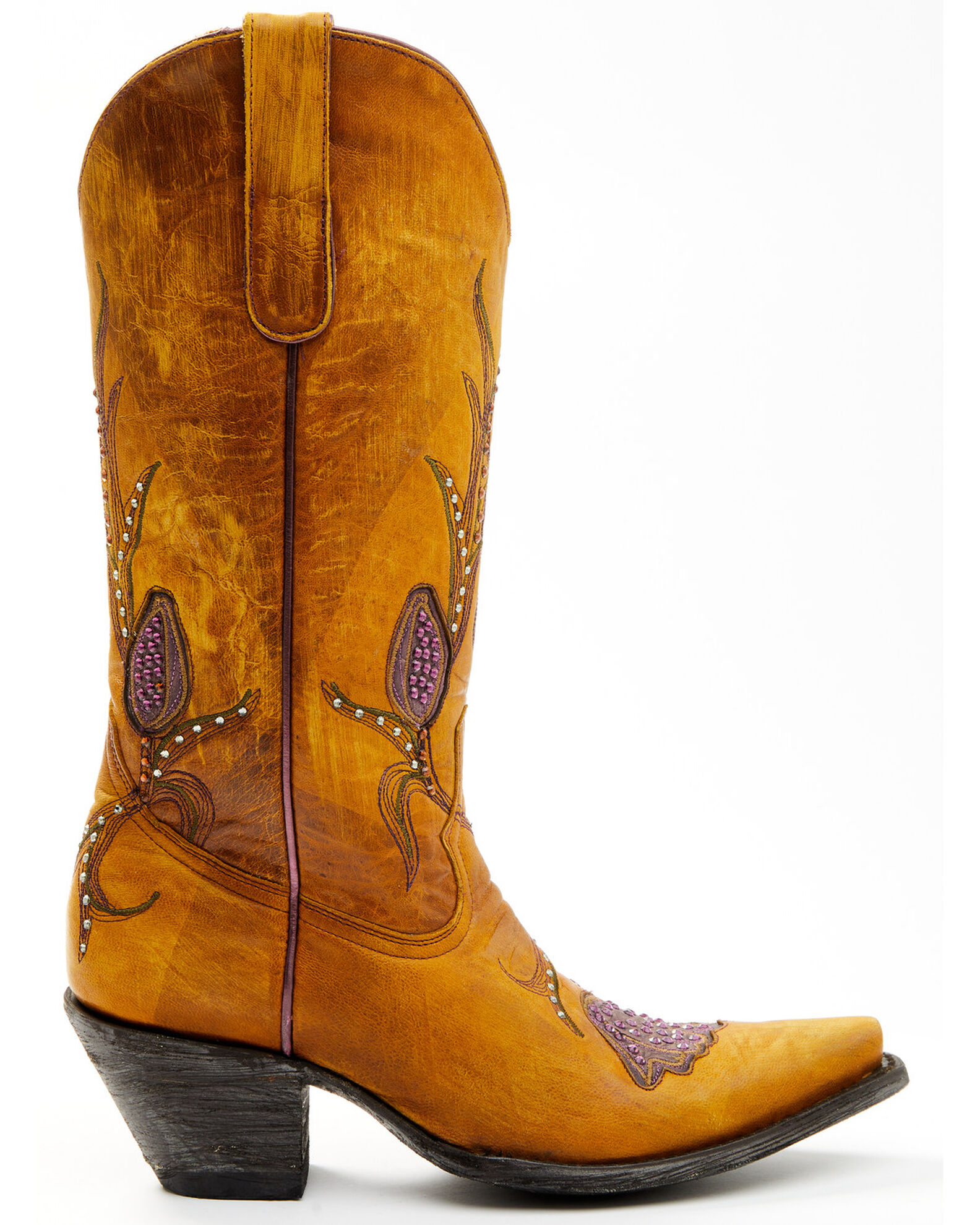 Old Gringo Womens Delany Western Boots Snip Toe Yellow