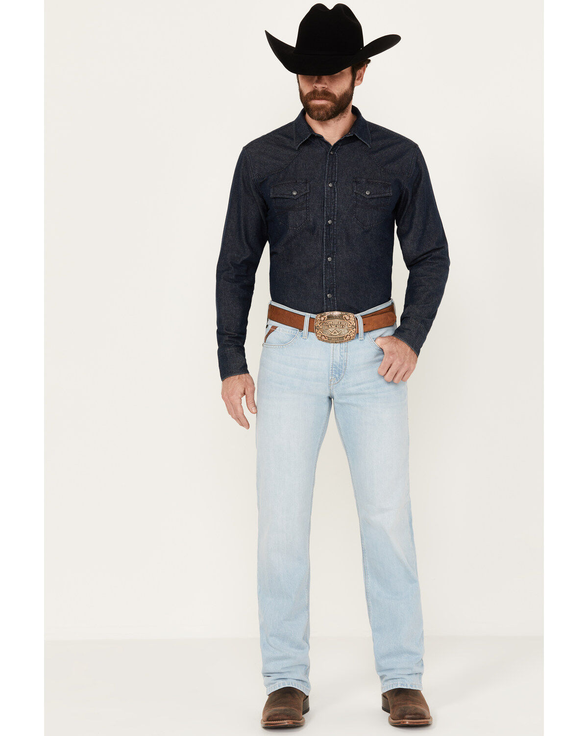 Product Name: Ariat Men's M7 Zuma Toro Super Light Wash Slim Straight ...