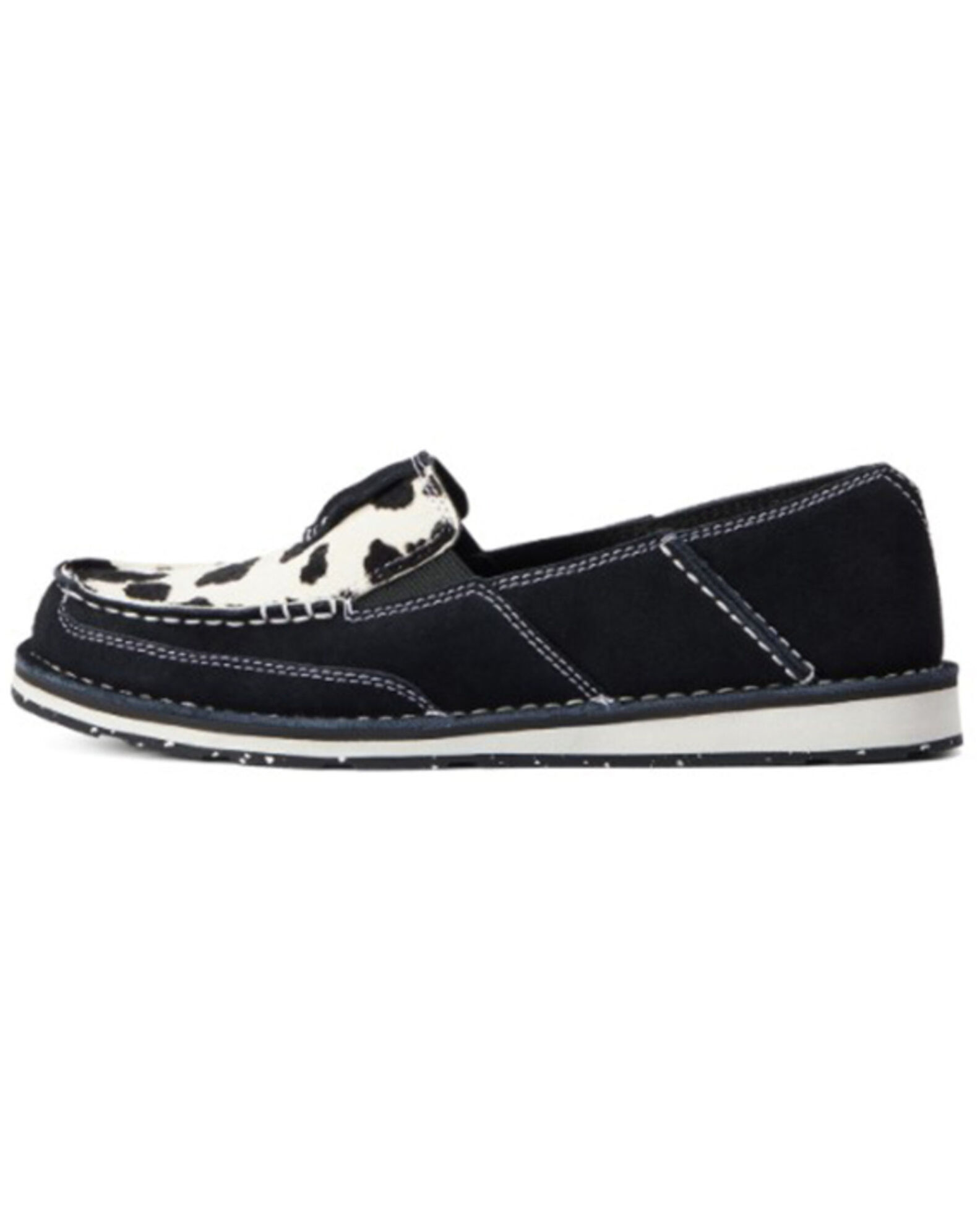 Product Name Ariat Womens Suede Cow Print Hair On Casual Slip On