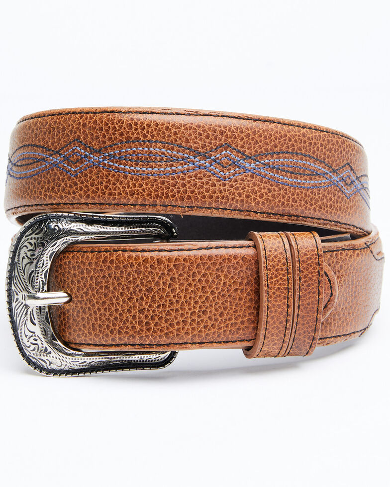 Cody James Mens Blue Stitched Belt Boot Barn