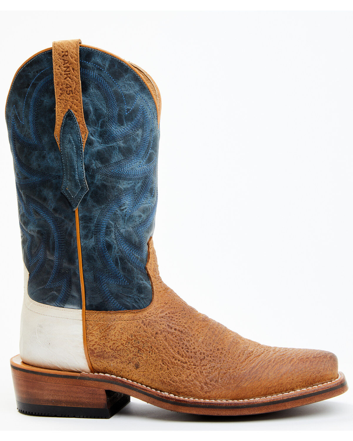 RANK 45® Men's Archer Western Boots - Square Toe, Blue