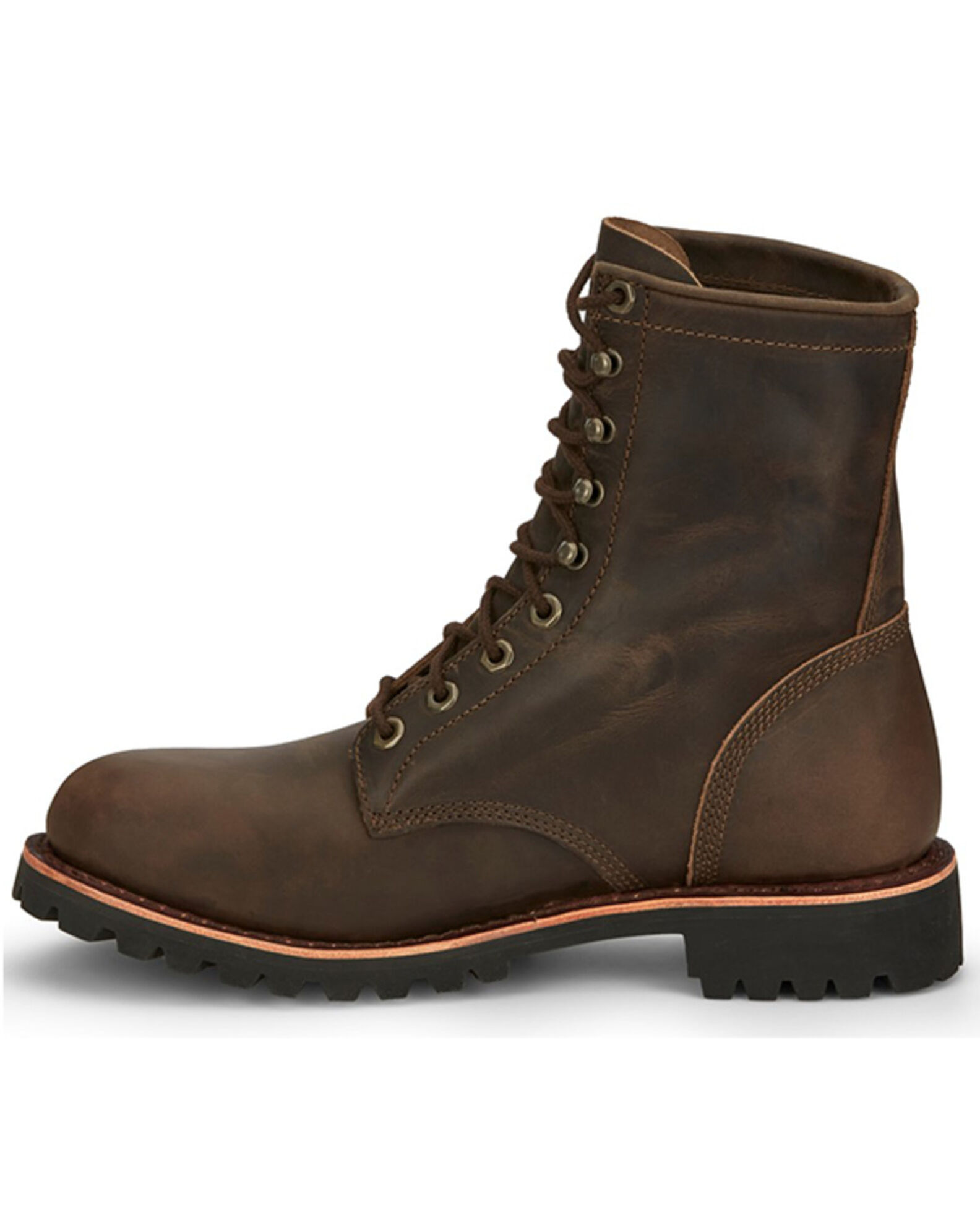 Chippewa Men's Wood Classic 2.0 8" Lace-Up Soft Work Boots - Round Toe ...