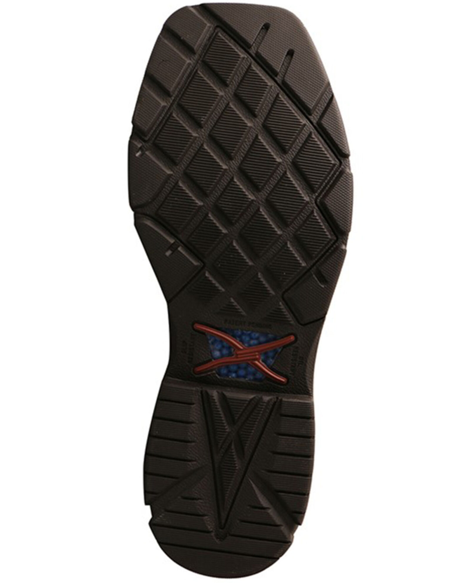 Twisted X Men's Barbed Wire Western Work Boots - Soft Toe, Brown