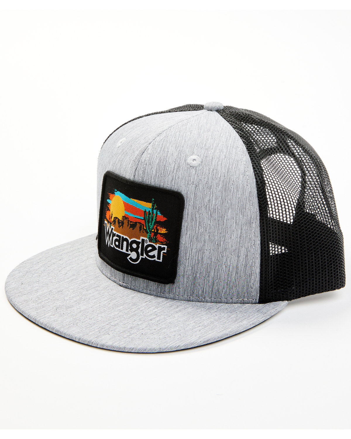 Boot Barn X Wrangler Men's Scenic Trucker Cap, Grey