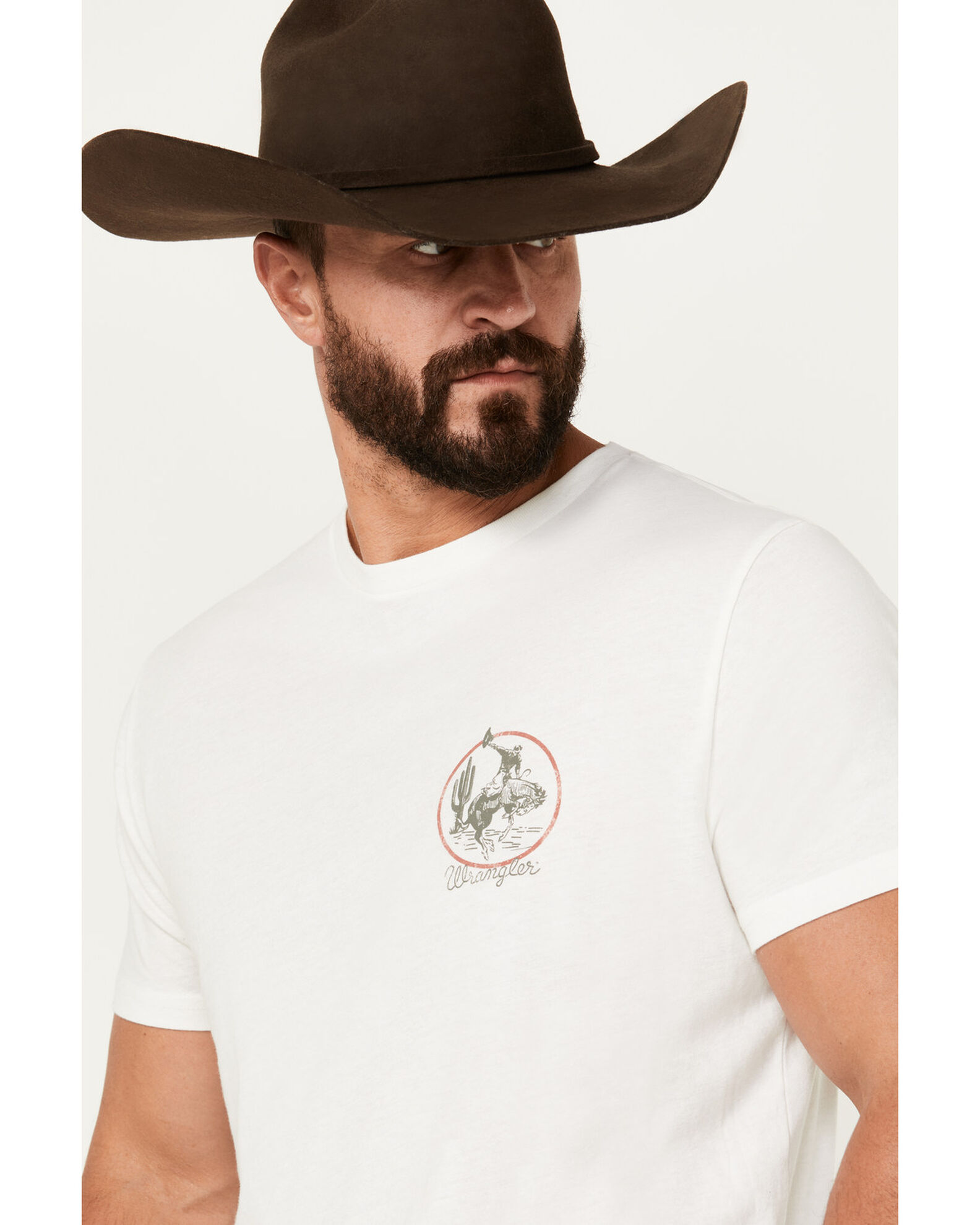 Wrangler Men's Boot Barn Exclusive Bucking Horse and Logo Short Sleeve ...