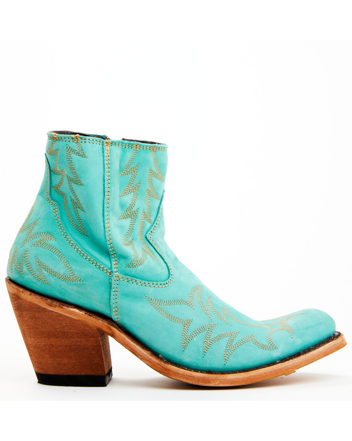 Caborca Silver Women's Katherine Western Booties - Round Toe, Turquoise