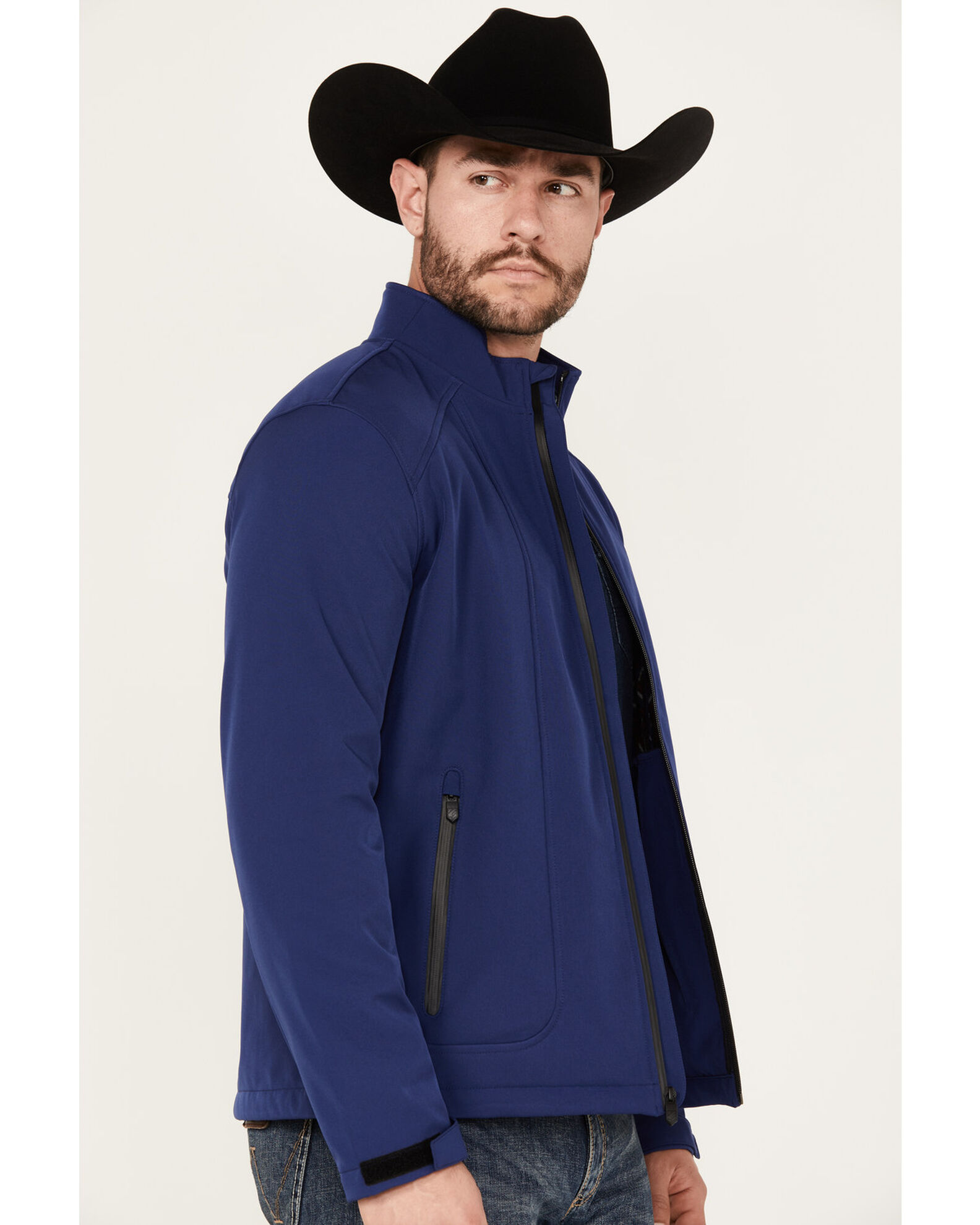Rank 45® Mens Woodloch Softshell Jacket Royal Blue