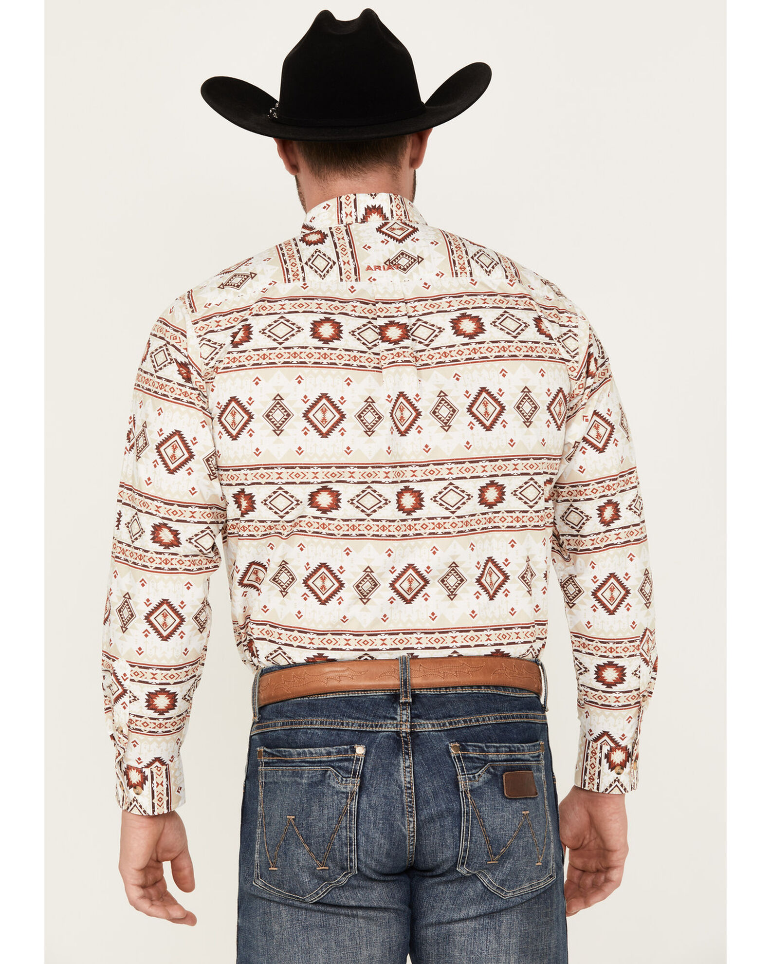 Product Name Ariat Mens Shay Southwestern Print Long Sleeve Button