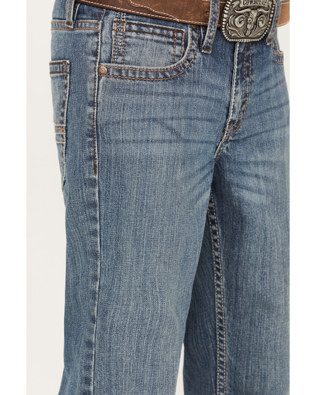 Cody James Boys' Bozeman Dark Wash Slim Bootcut Stretch Denim Jeans ...