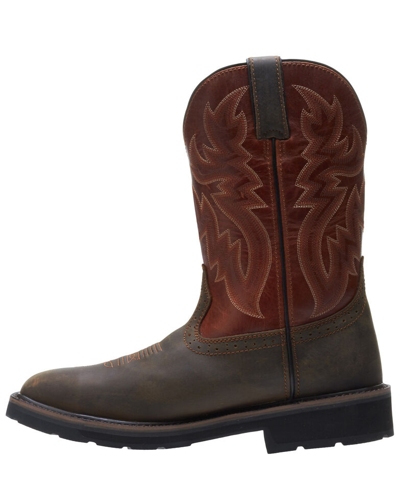 Wolverine Men's Rancher Waterproof Western Work Boots - Steel Toe ...