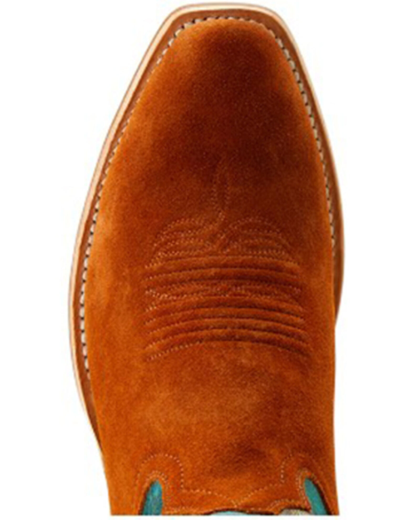 Ariat Mens Futurity Rider Roughout Western Boots Square Toe Brown