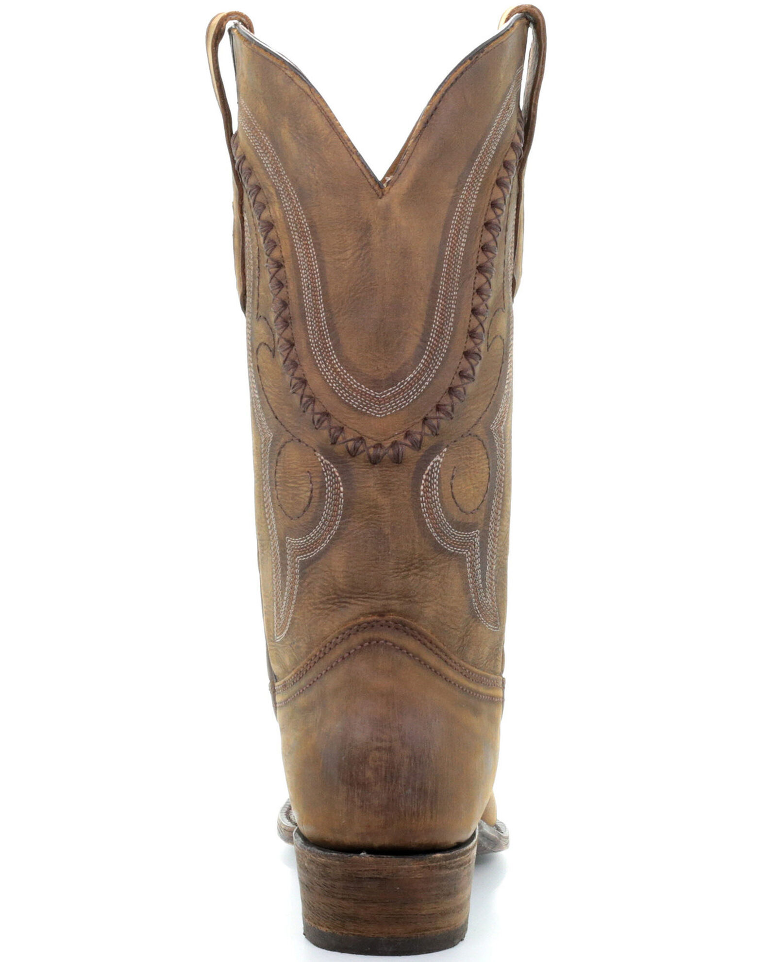 Corral Mens Jeb Western Boots Snip Toe Gold