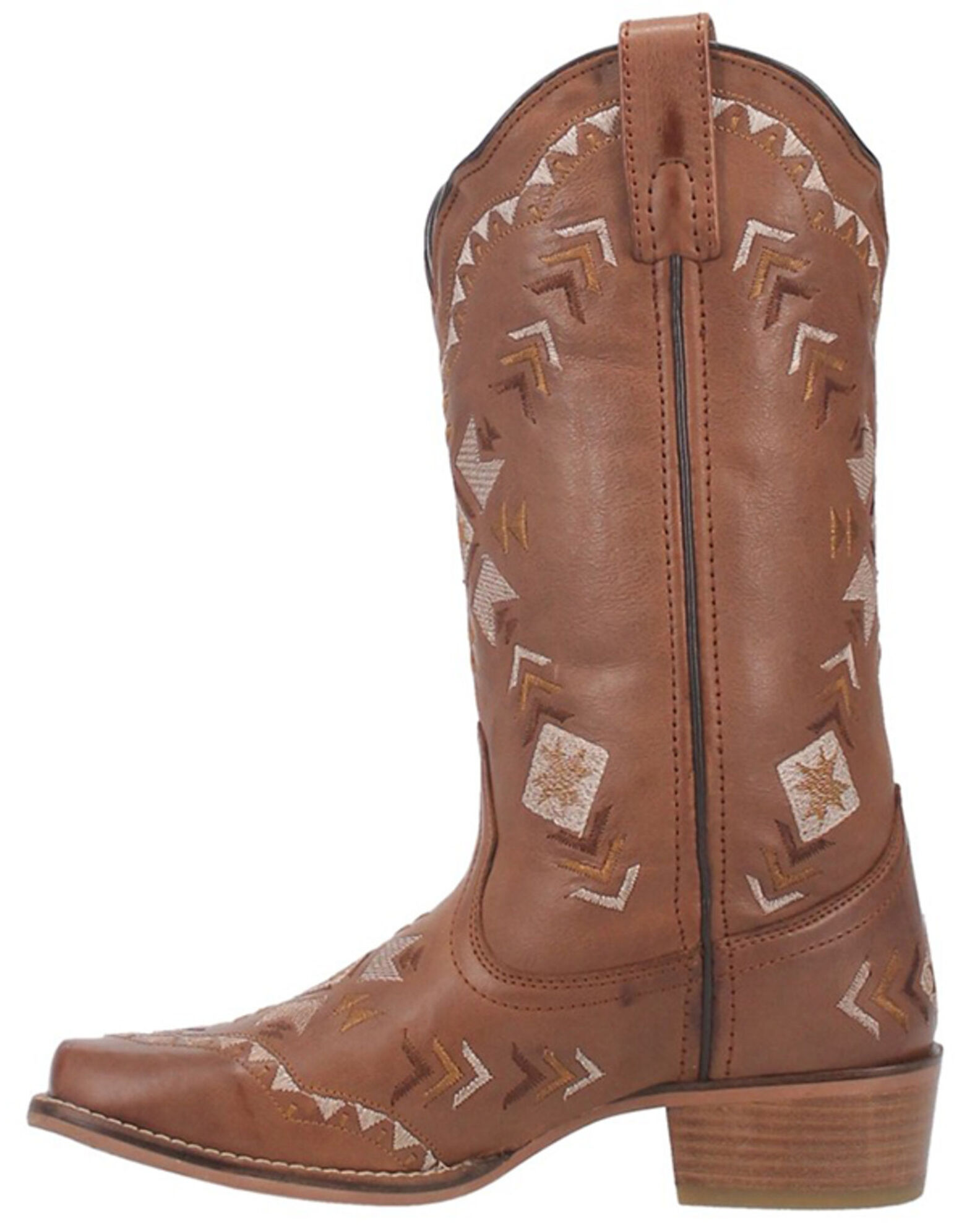 Dingo Womens Mesa Southwestern Embroidered Leather Western Boot