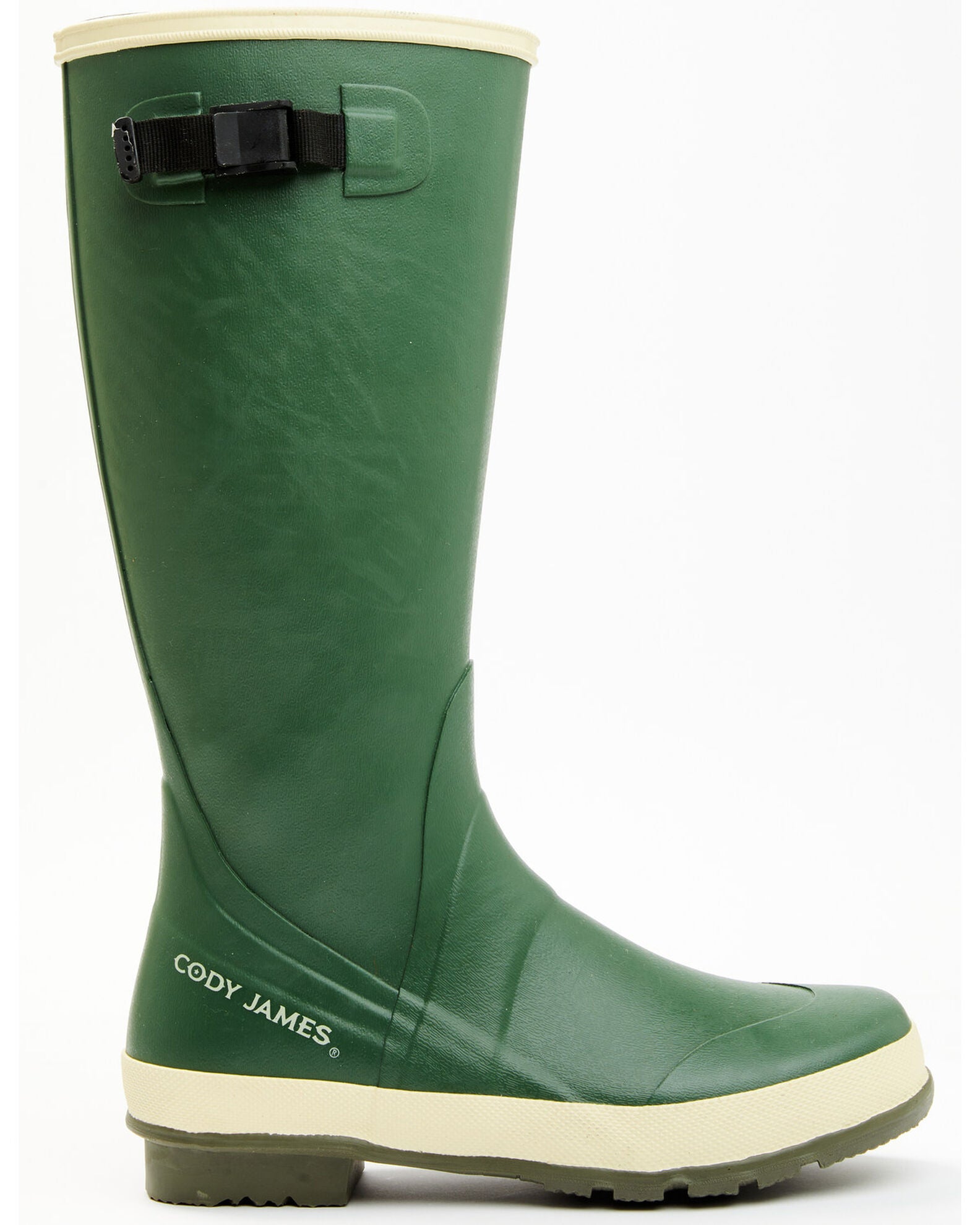 Cody James Men's 17" Rubber Waterproof Work Boots - Round Toe, Green