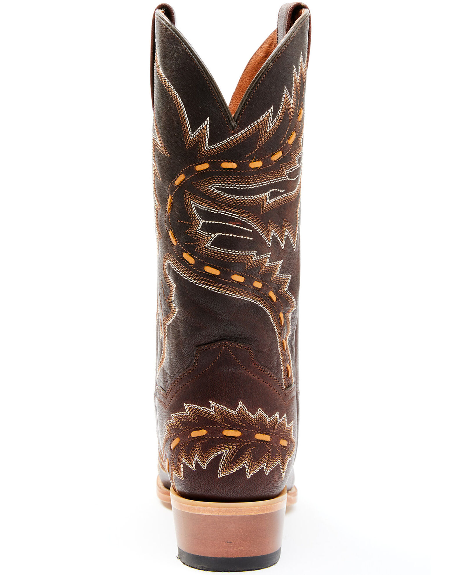 Dan Post Mens Sidewinder Western Boots Snip Toe Chocolate
