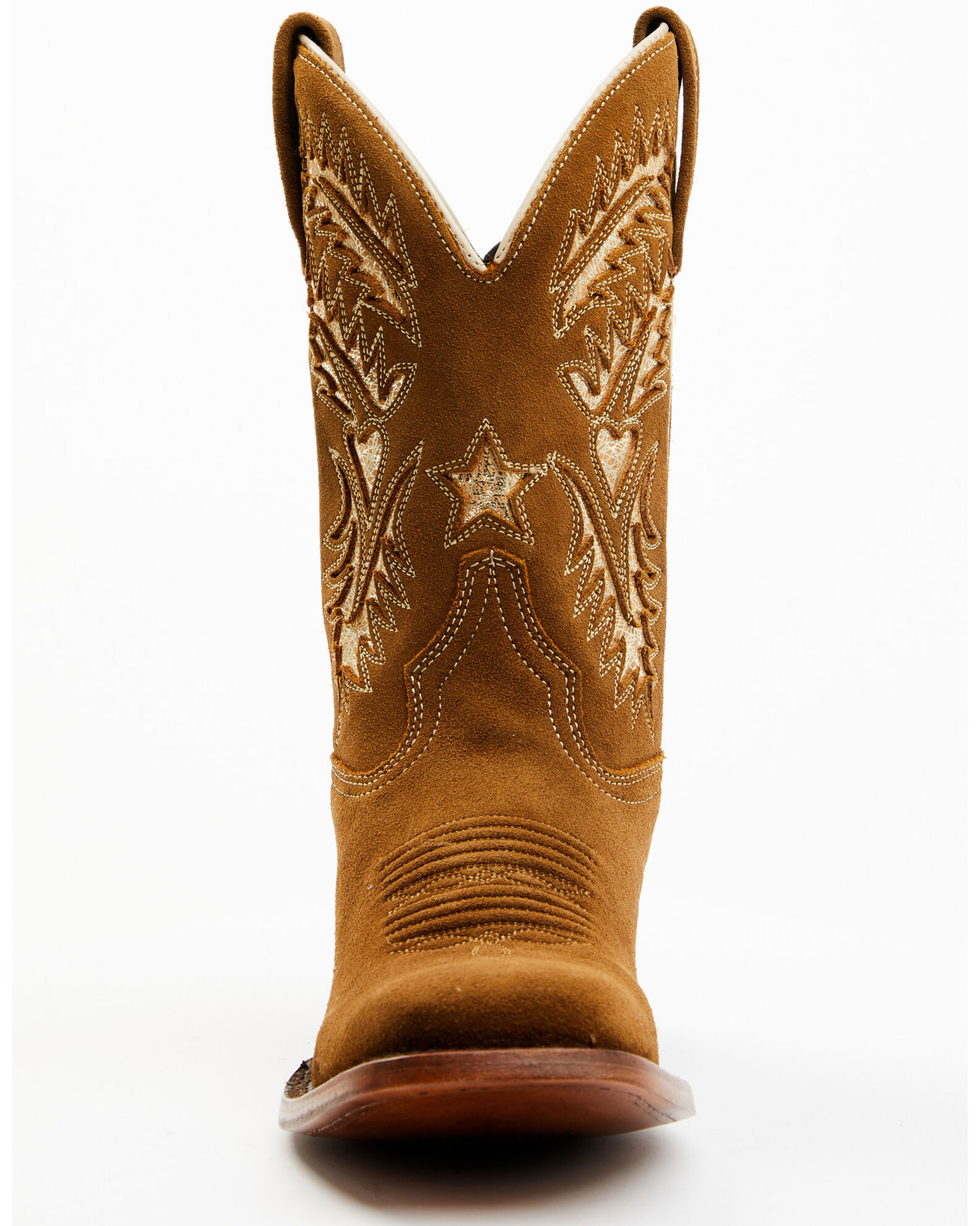 Caborca Silver Women's Maisie Star And Hearts Inlay Western Boots ...