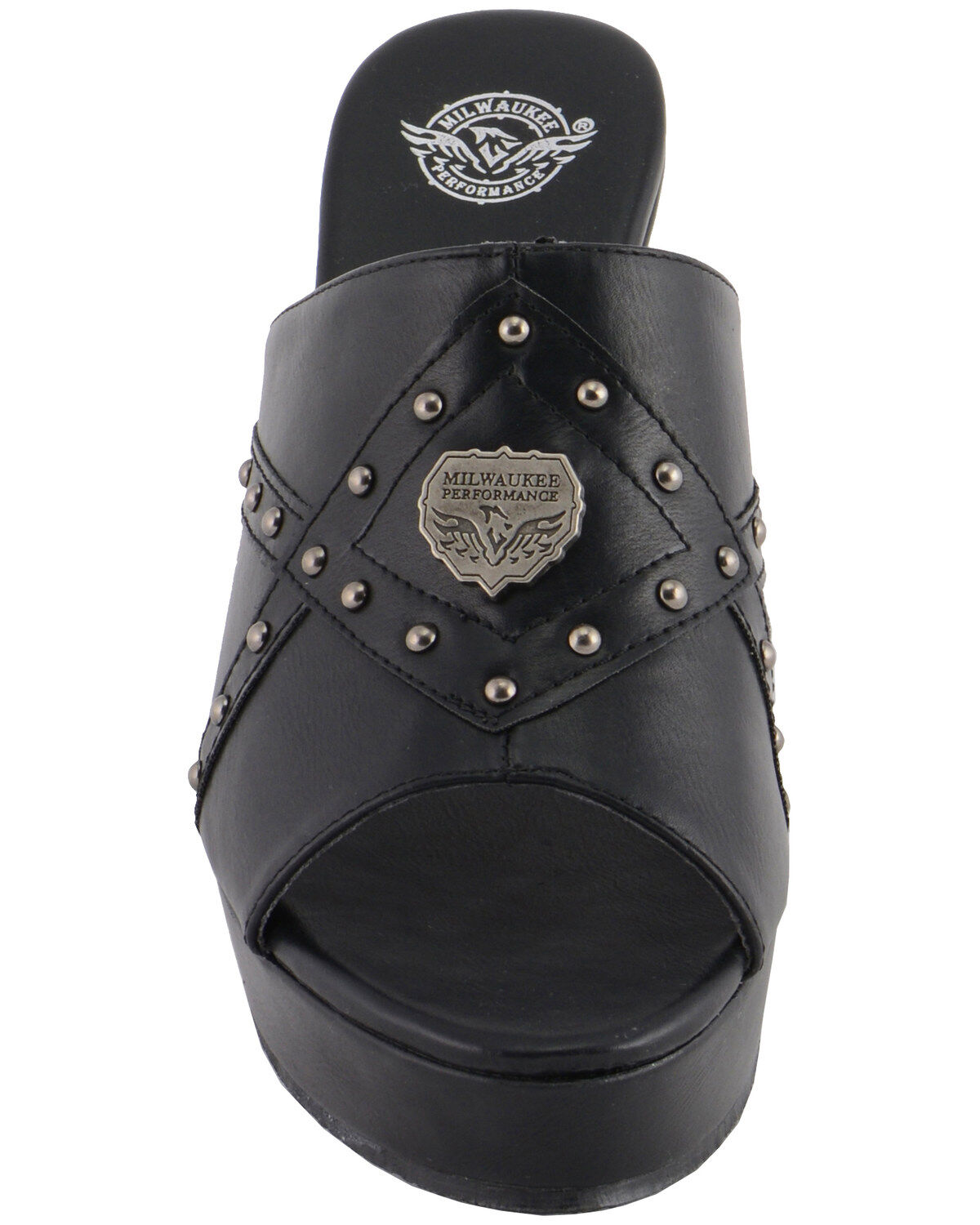 Milwaukee Leather Women's Crossover Open Toe Wedge Sandals | Boot Barn