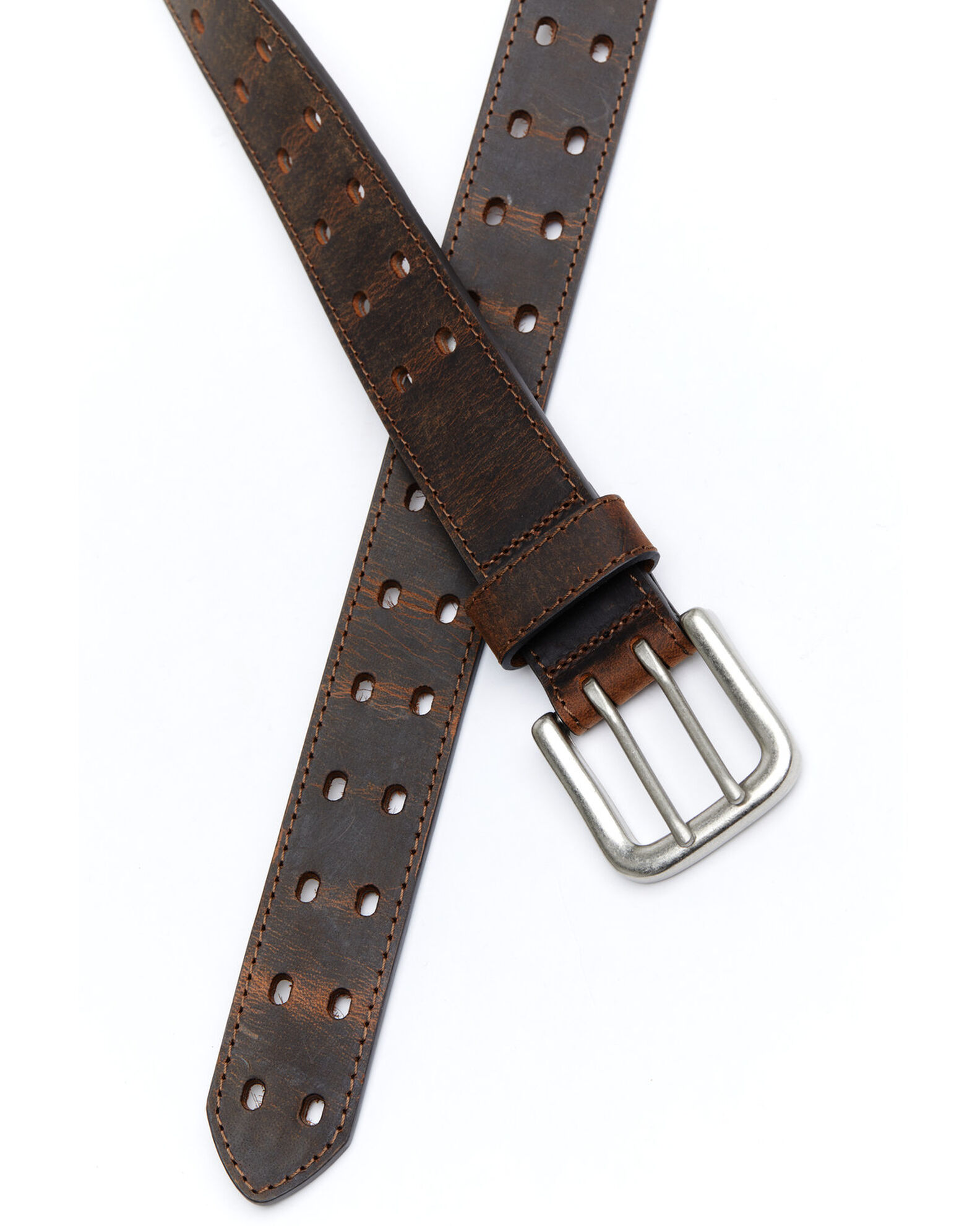 Hawx® Mens Double Perforated Work Belt Boot Barn