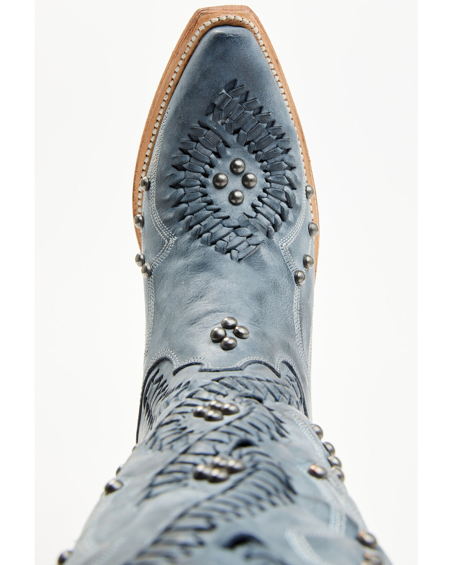 Lane Womens Cossette Western Boots Snip Toe Blue