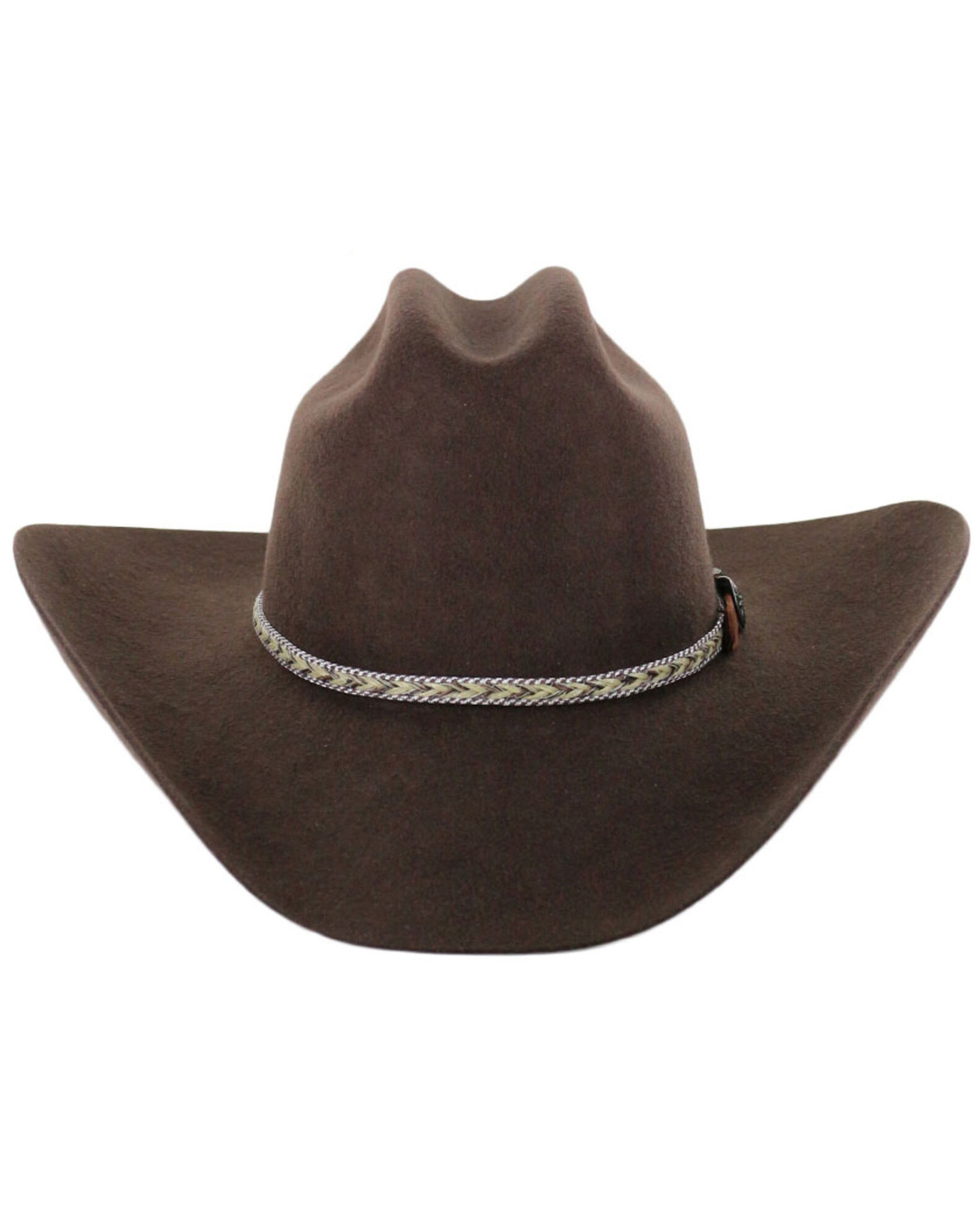 Cody James® Men's Ramrod 3X Low Cattleman Pro Rodeo Felt Hat, Chocolate