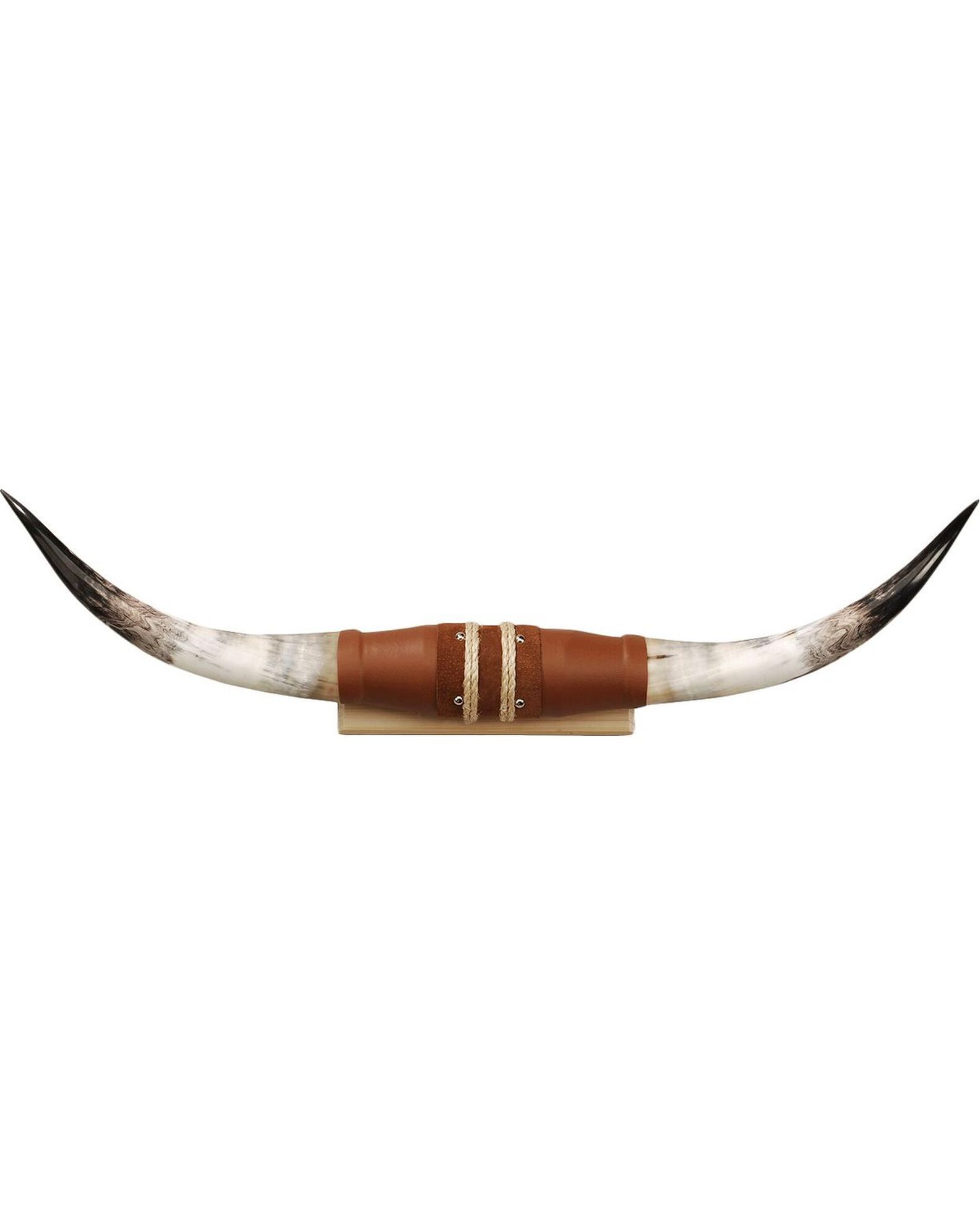 Shawnee trading Post Authentic Medium Steer Horns, Tan