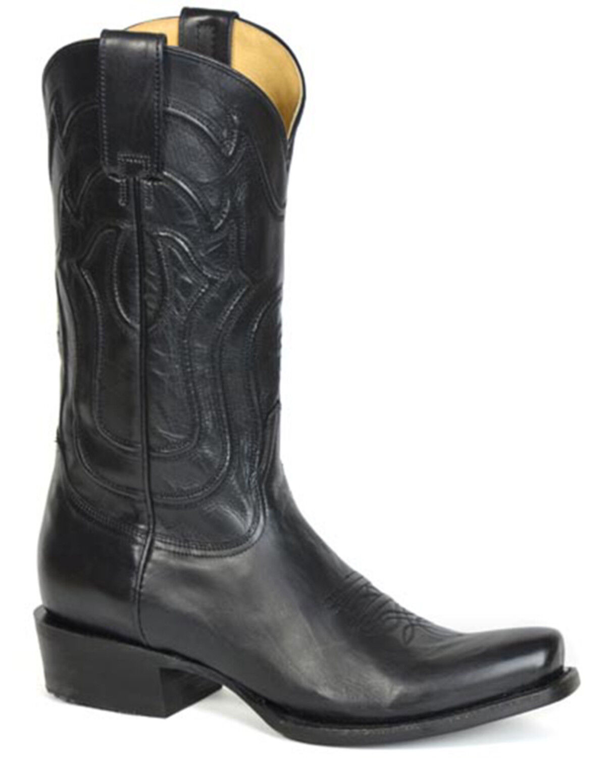Stetson Men's Garrett Tall Western Boots - Square Toe, Black