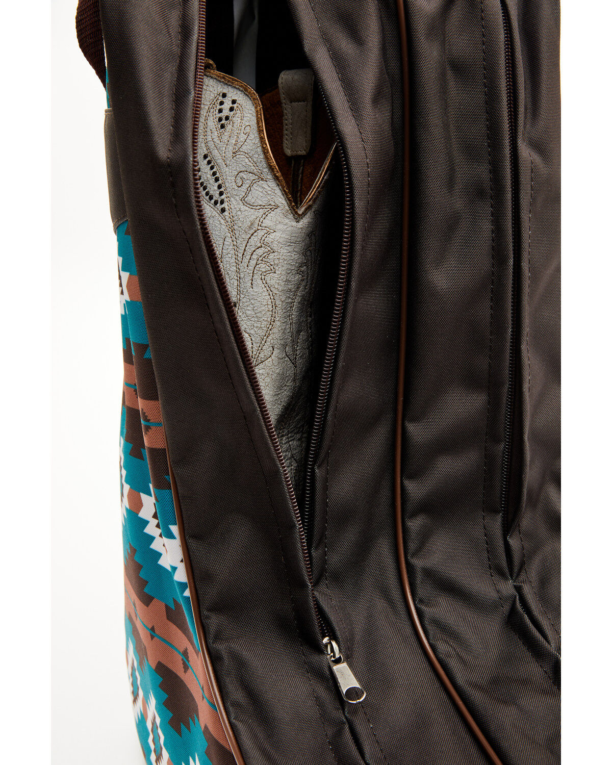 Boot Barn Southwestern Print Boot Bag, Turquoise