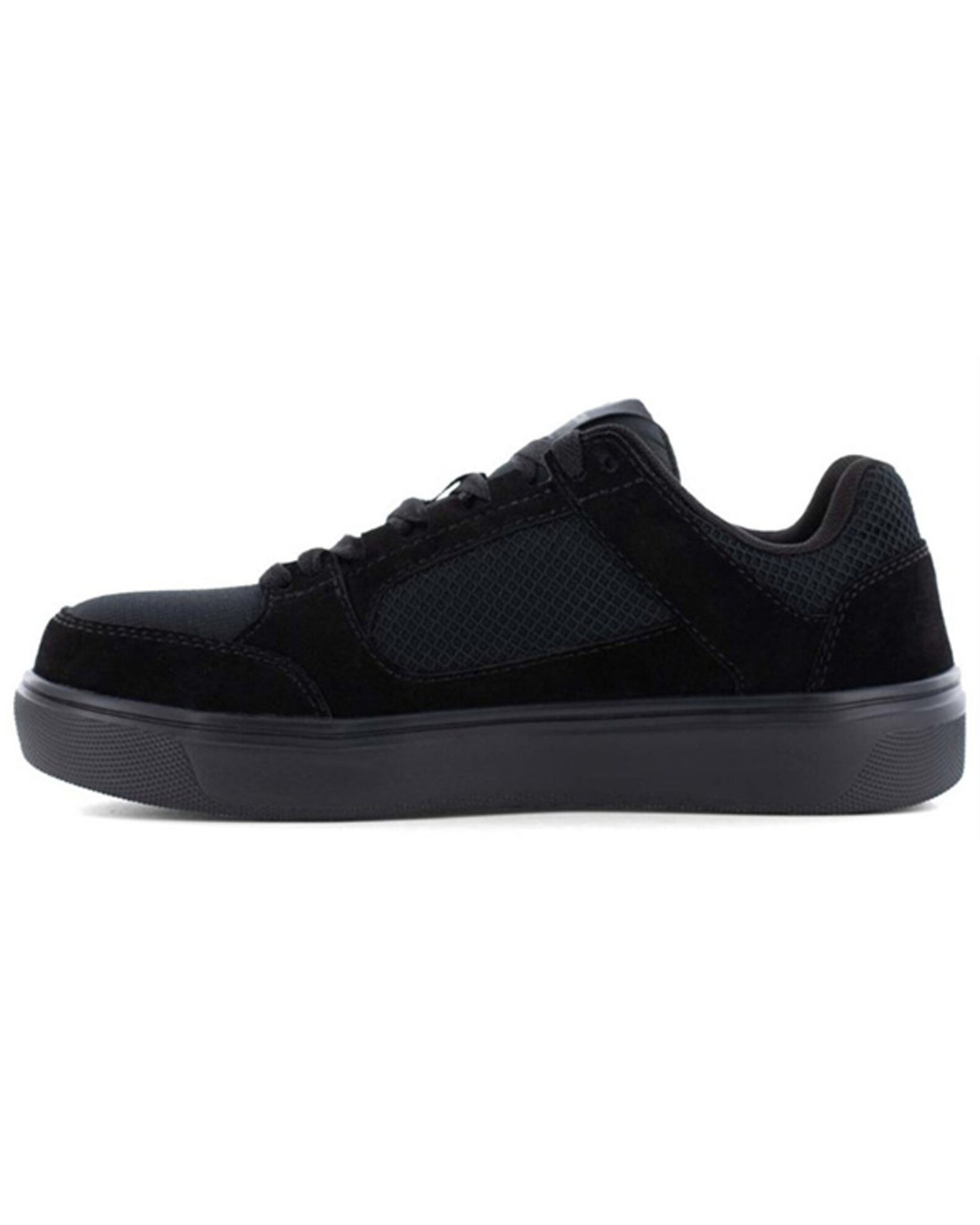 Volcom Men's Evolve Skate Inspired Work Shoes - Composite Toe, Black