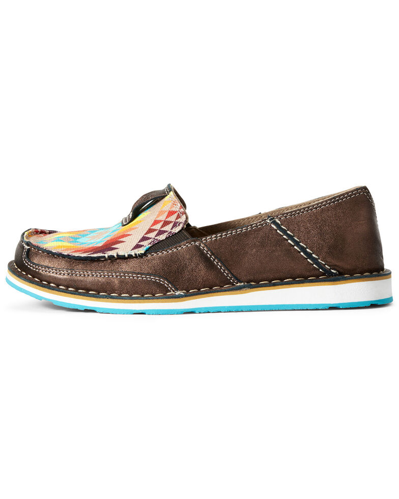 Ariat Womens Rainbow Aztec Cruiser Shoes Moc Toe Boot Barn