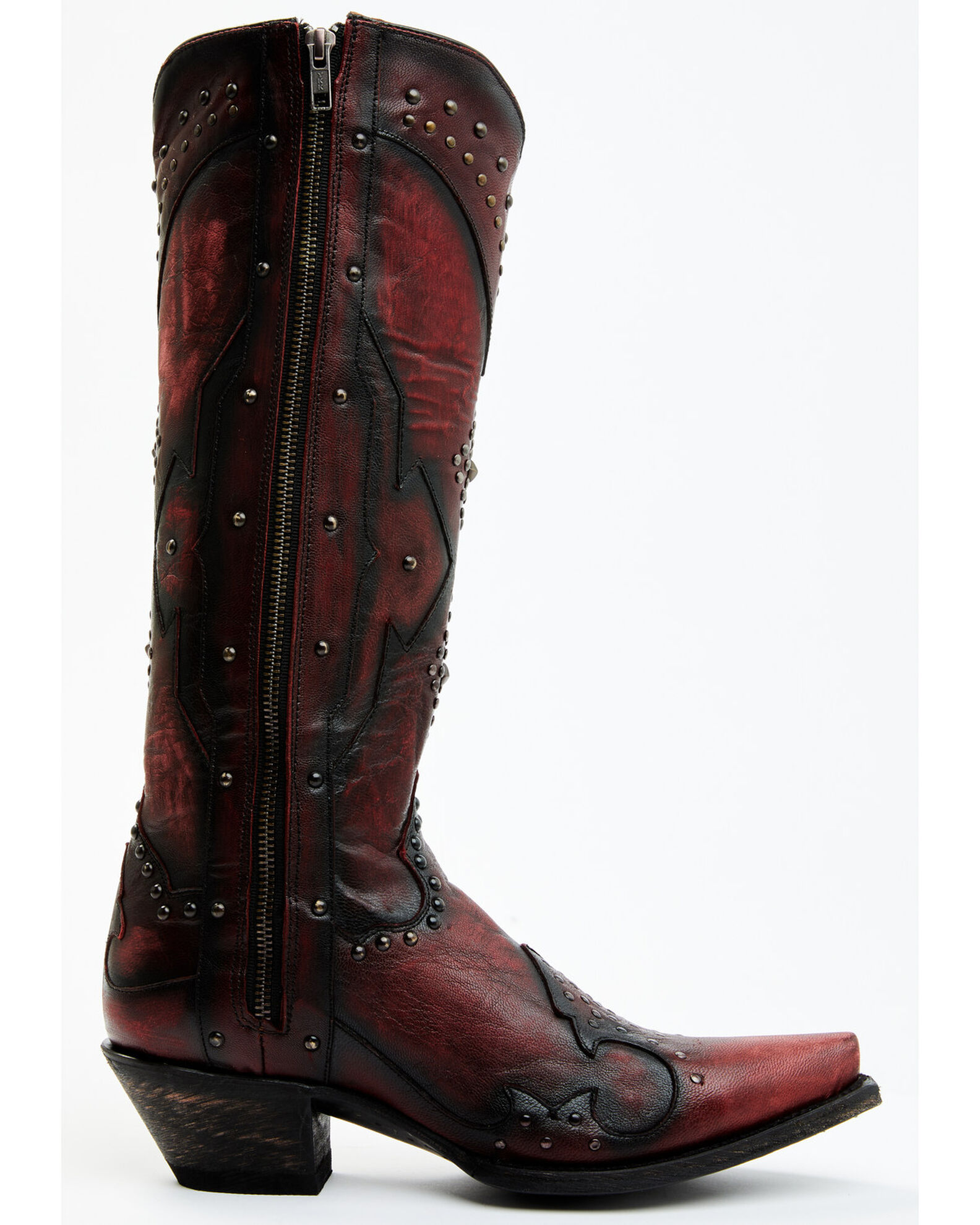 Dan Post Womens Daredevil Western Boots Snip Toe Red