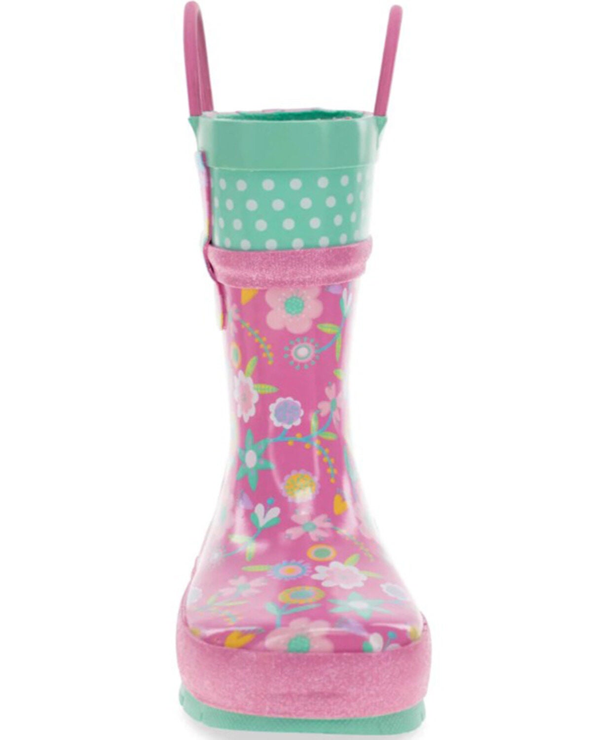 Western Chief Girls' Flutter Rain Boots - Round Toe, Pink