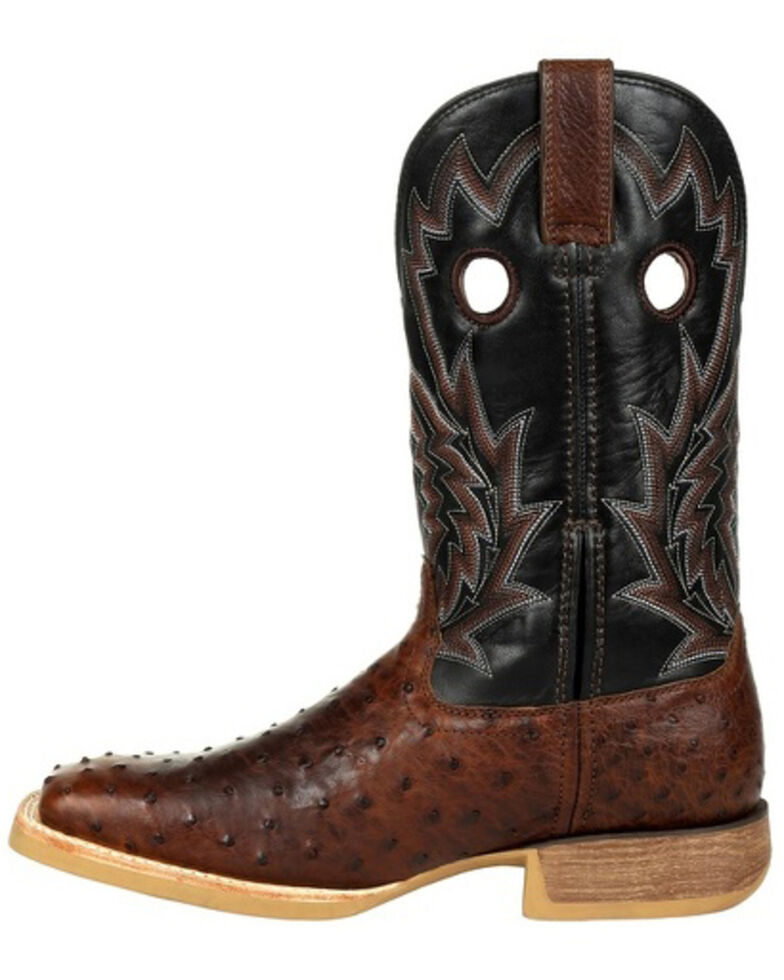 Durango Mens Rebel Pro Ostrich Western Boots Square Toe Boot Barn