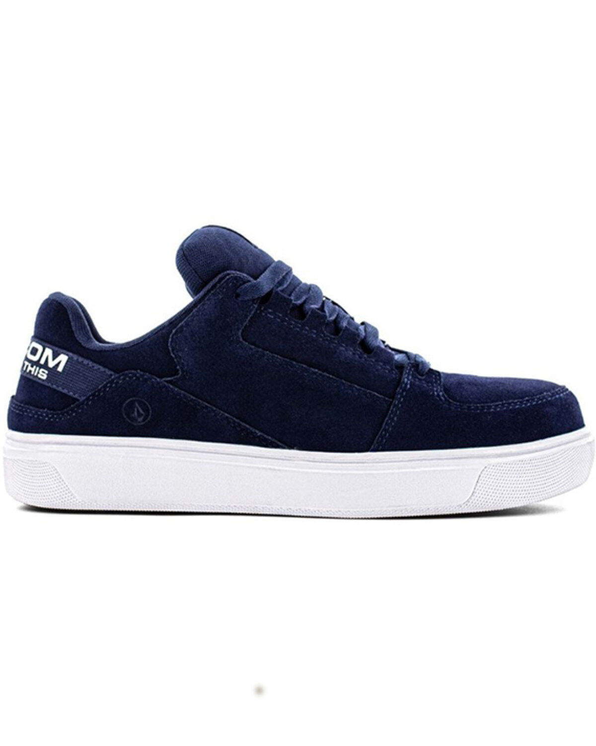 Volcom Men's Evolve Skate Inspired Work Shoes - Composite Toe, Navy
