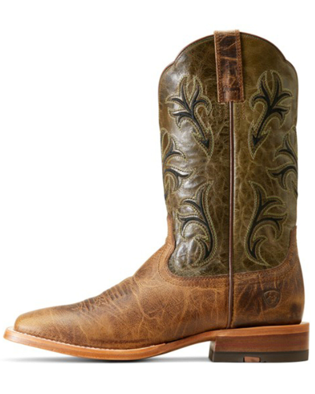 Ariat Men's Cowboss Western Boots - Broad Square Toe, Brown