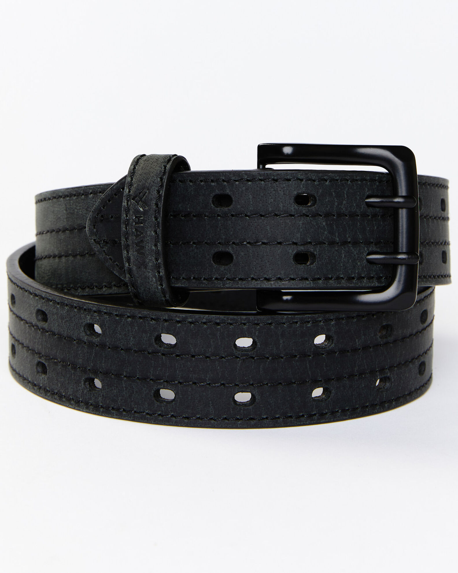 Hawx Men's Double Prong Reinforced Leather Belt | Boot Barn