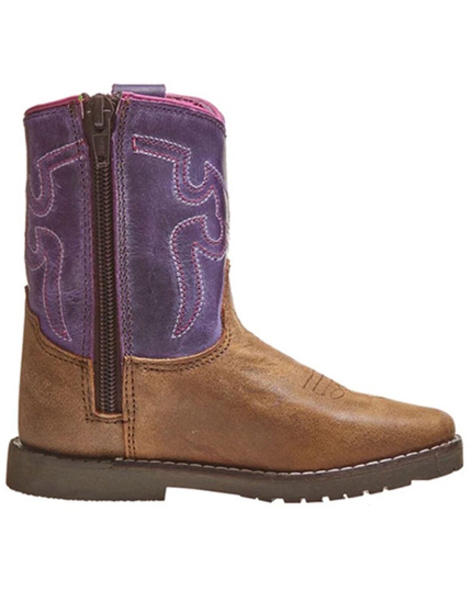 Smoky Mountain Toddler Girls' Autry Western Boots - Broad Square Toe ...