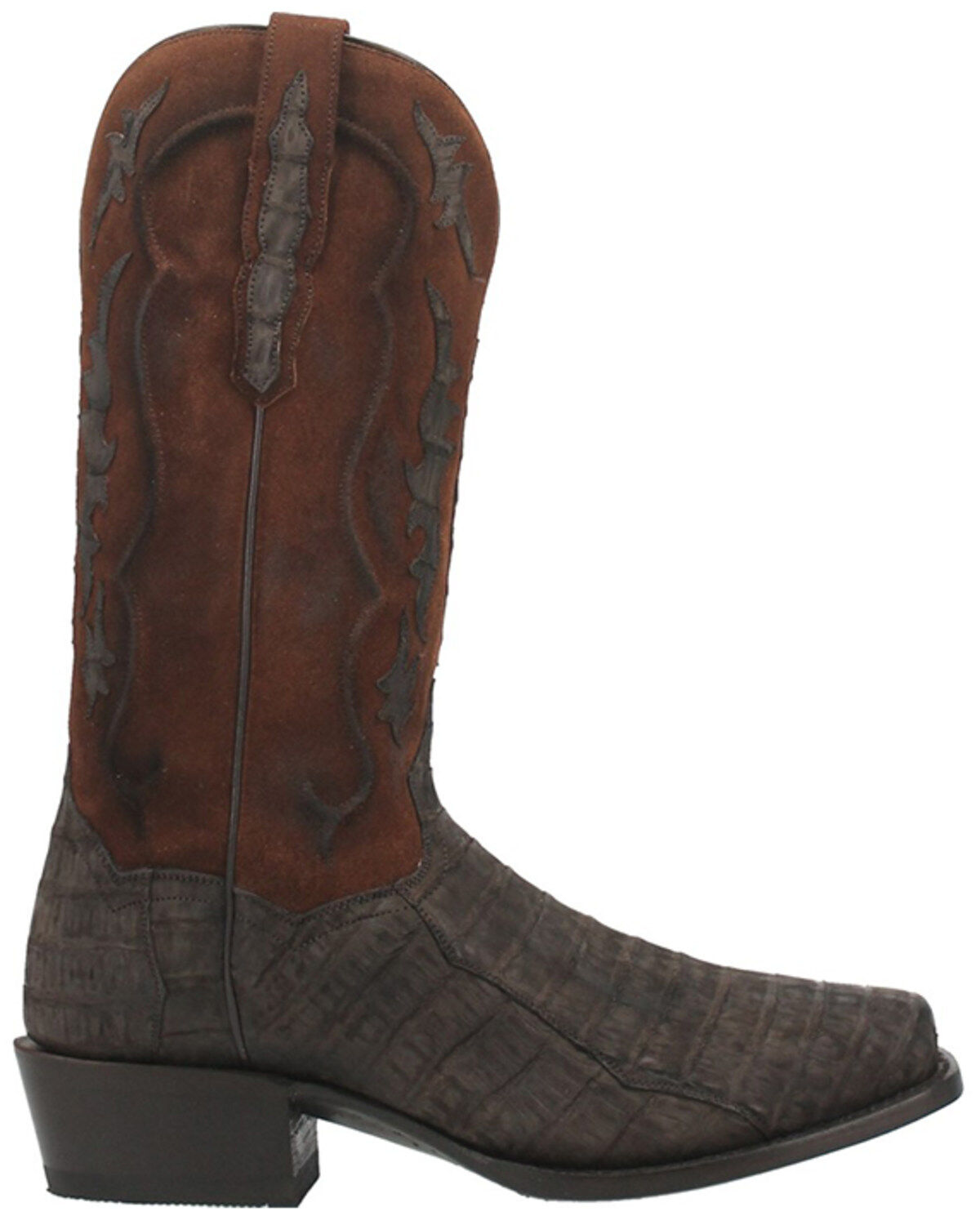 Dan Post Men's Socrates Exotic Caiman Tall Western Boots - Square Toe ...
