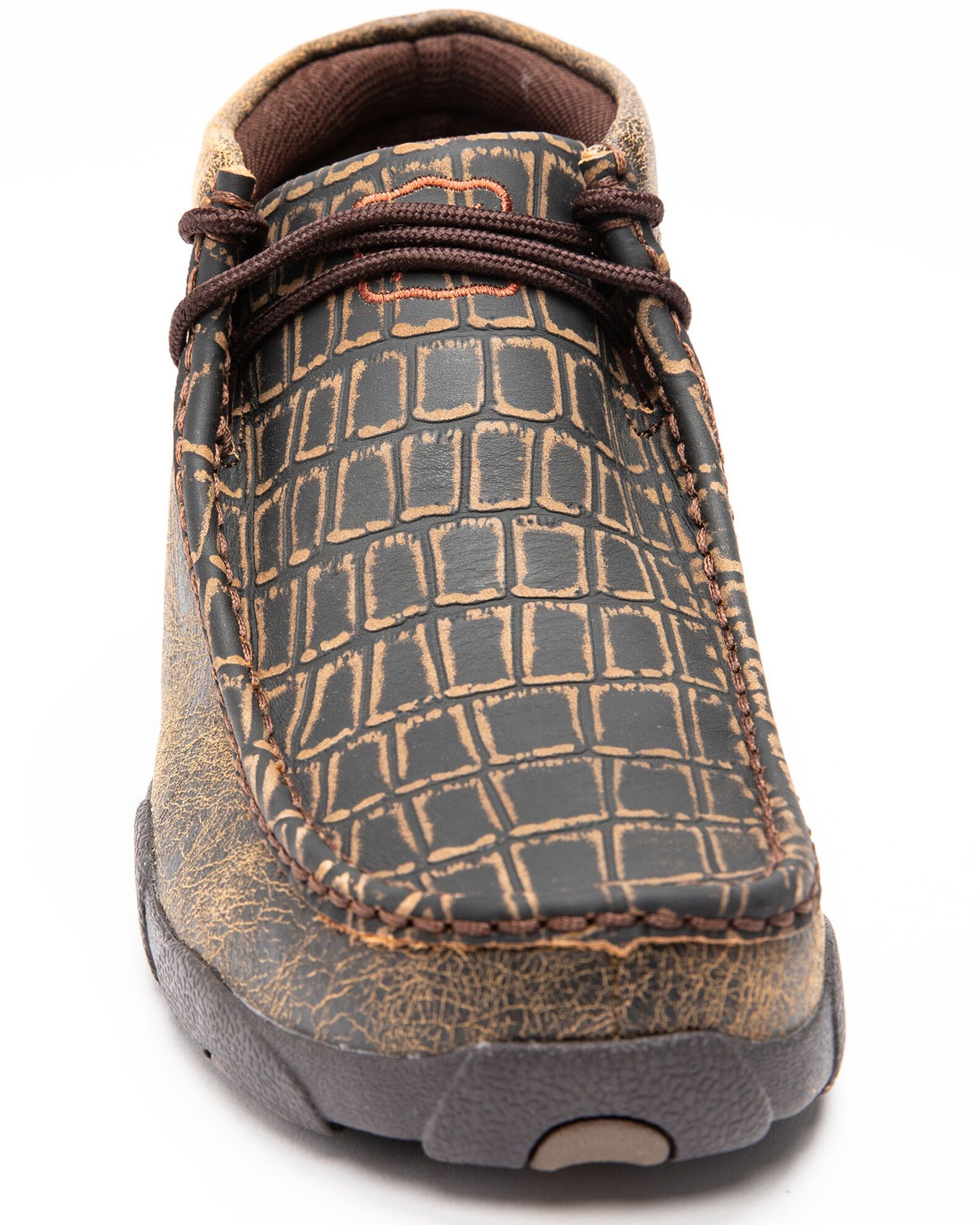 Twisted X Mens Caiman Print Driving Mocs Moc Toe Boot Barn