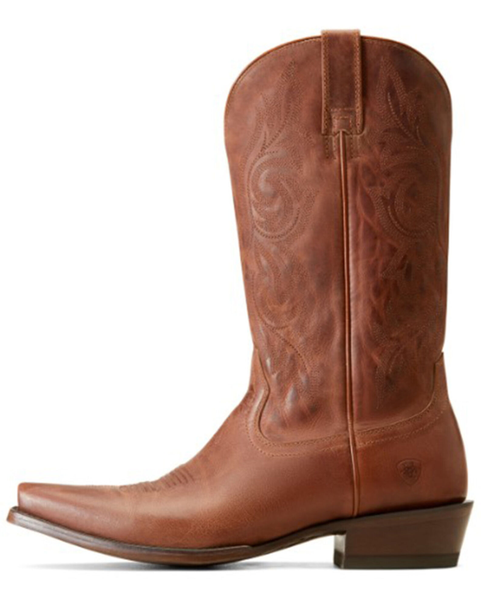 Ariat Mens Uptown Whiskey Barrel Western Boots Snip Toe Brown