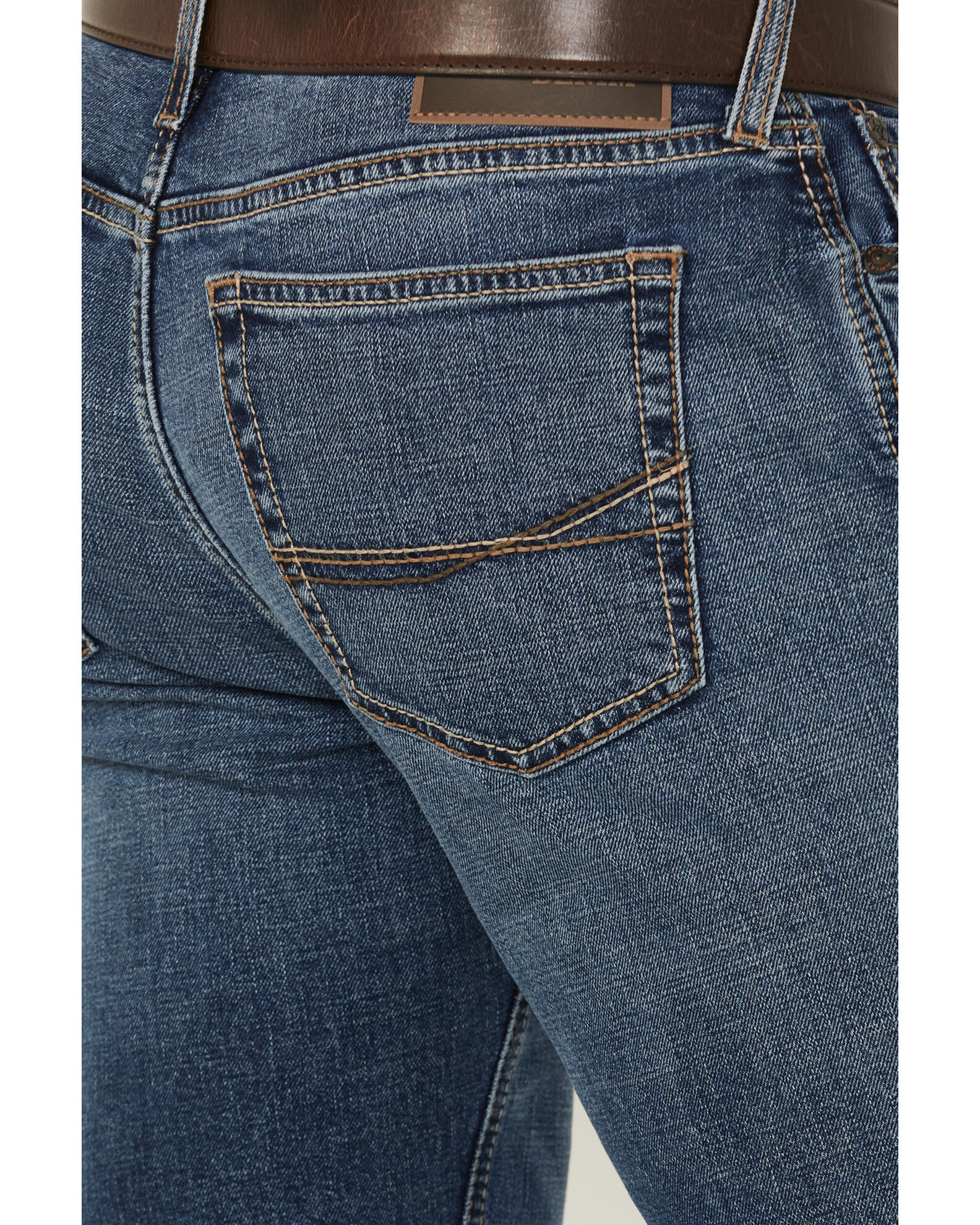 Ariat Men's M8 Carlos Miles Medium Wash Modern Slim Stretch Denim Jeans, Medium Wash