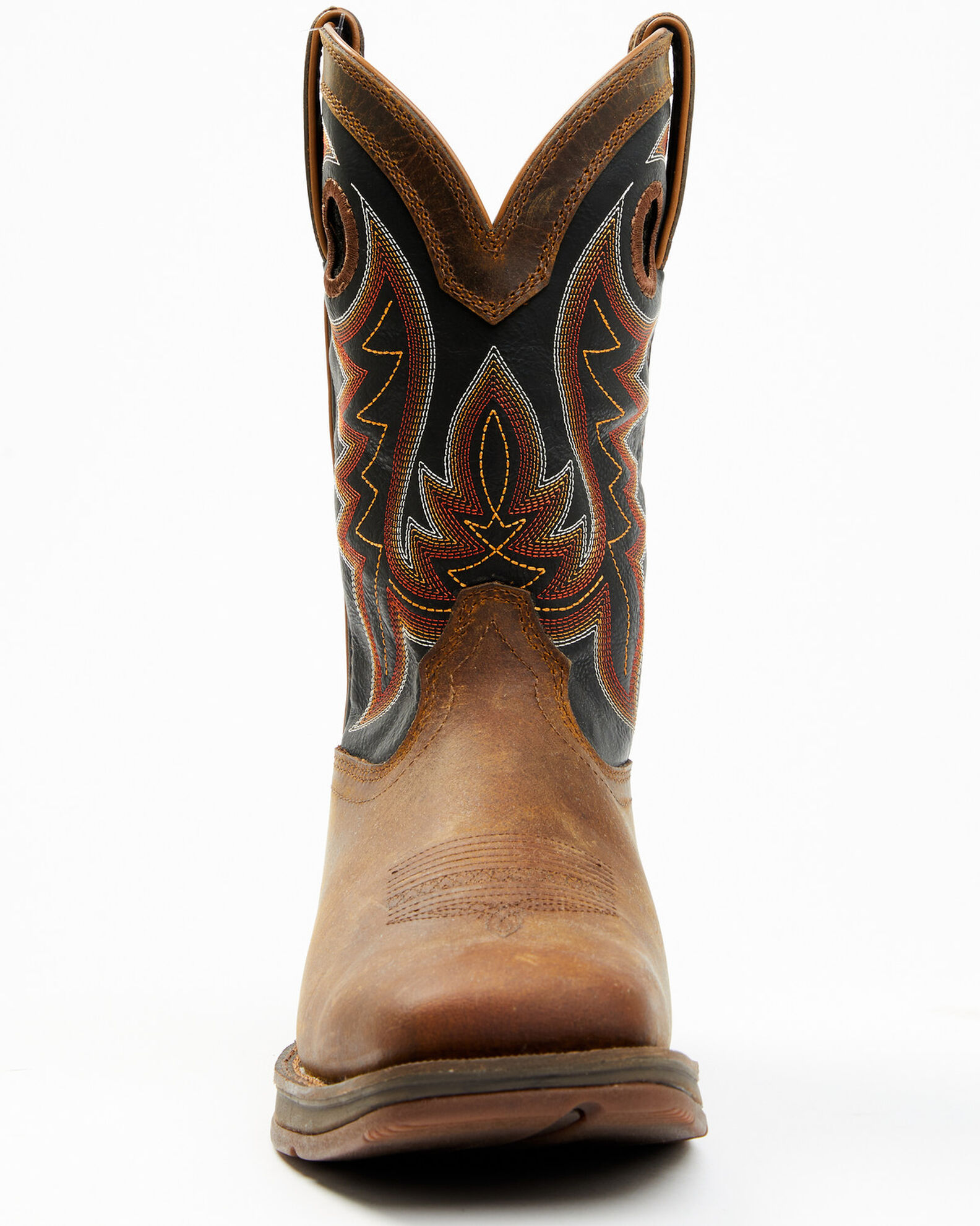 Durango Mens Rebel Western Performance Boots Square Toe Brown