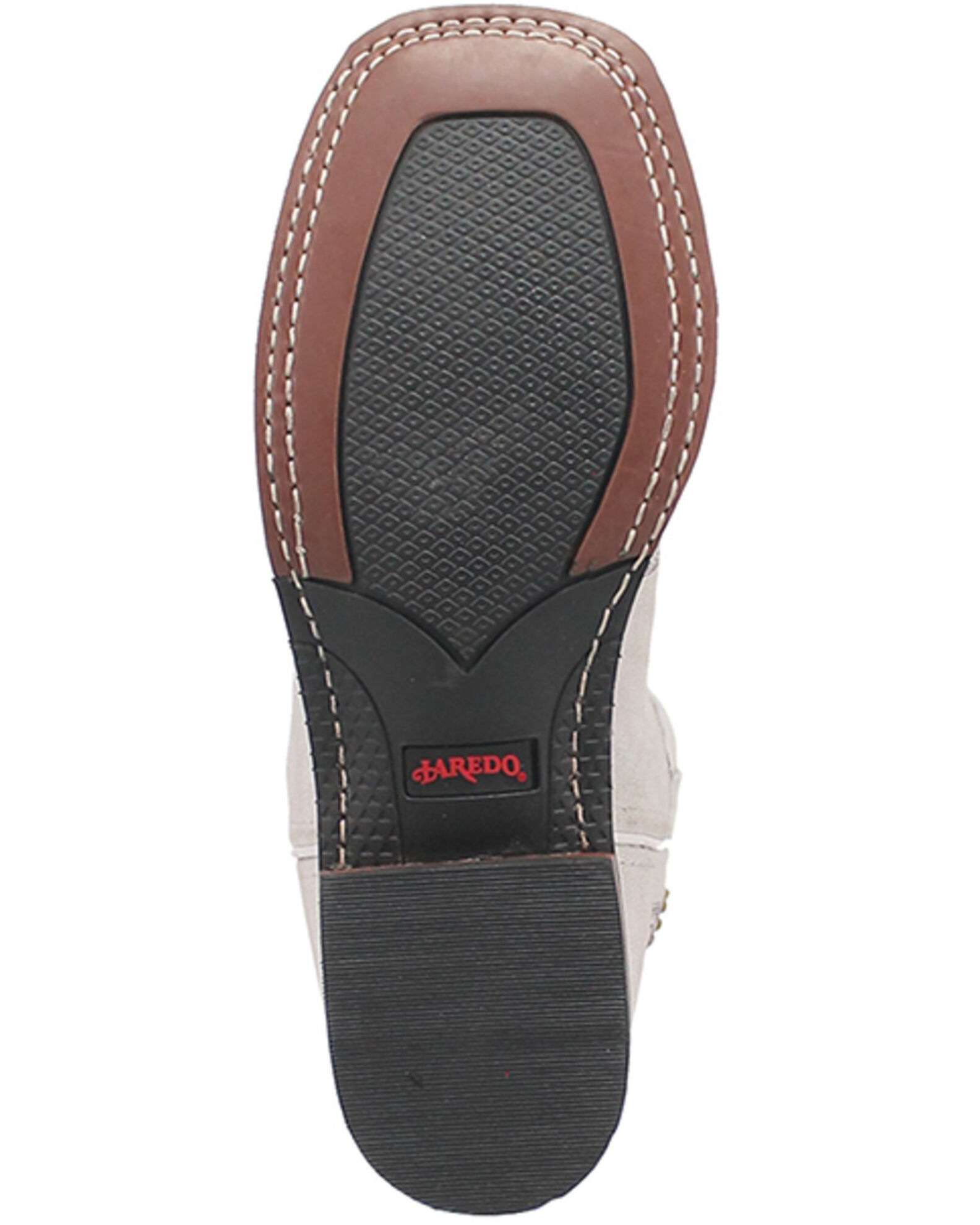 Laredo Women's Dionne Western Boots - Broad Square Toe, White