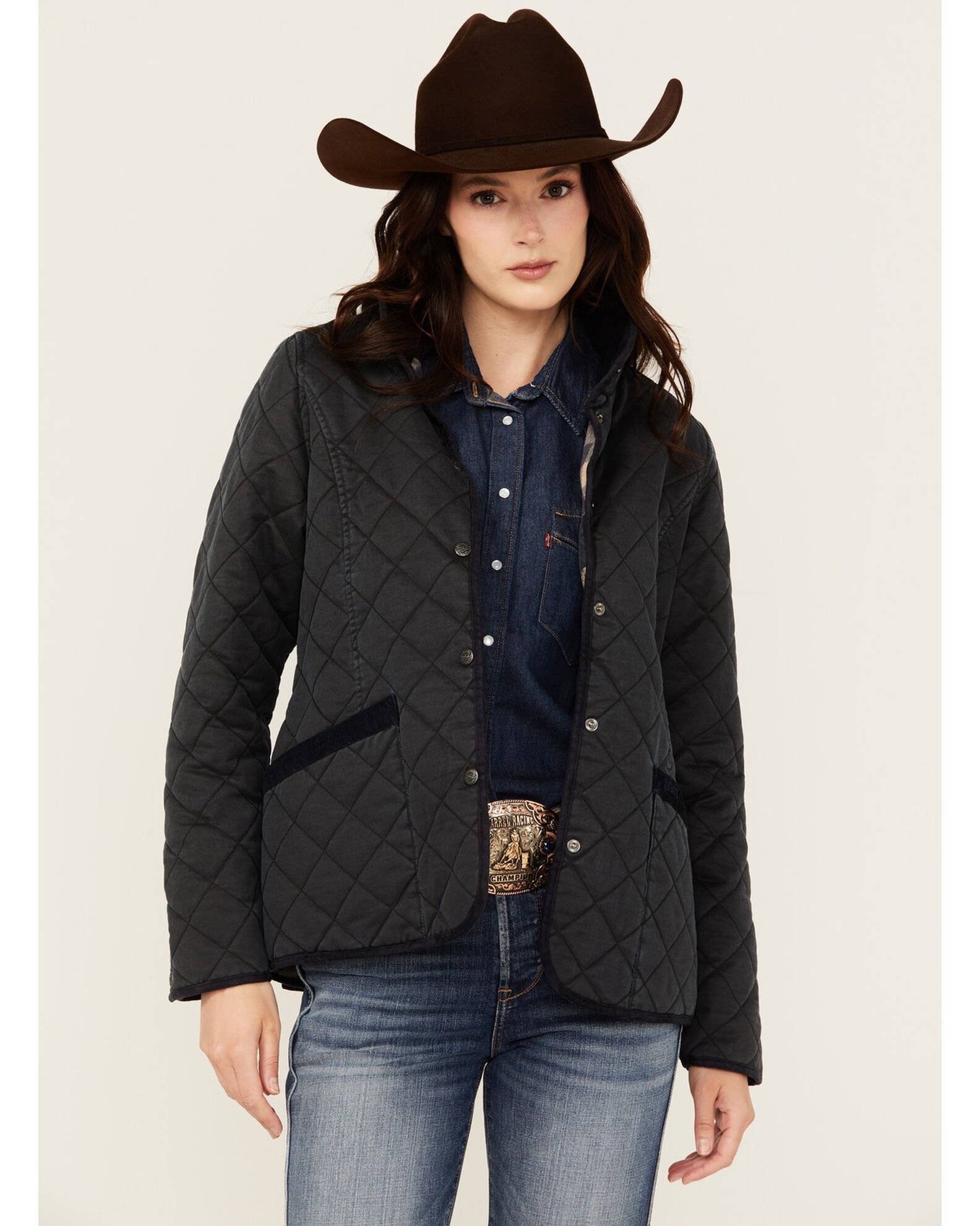 Outback Trading Co Women's Canyonland Barn Jacket, Blue