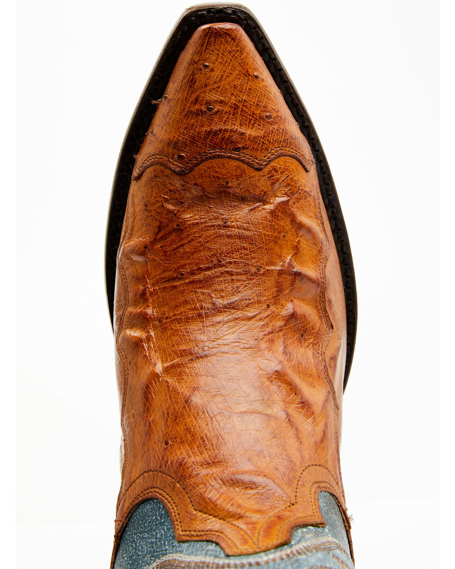 Product Name Dan Post 12 Exotic Ostrich Western Boots Snip Toe