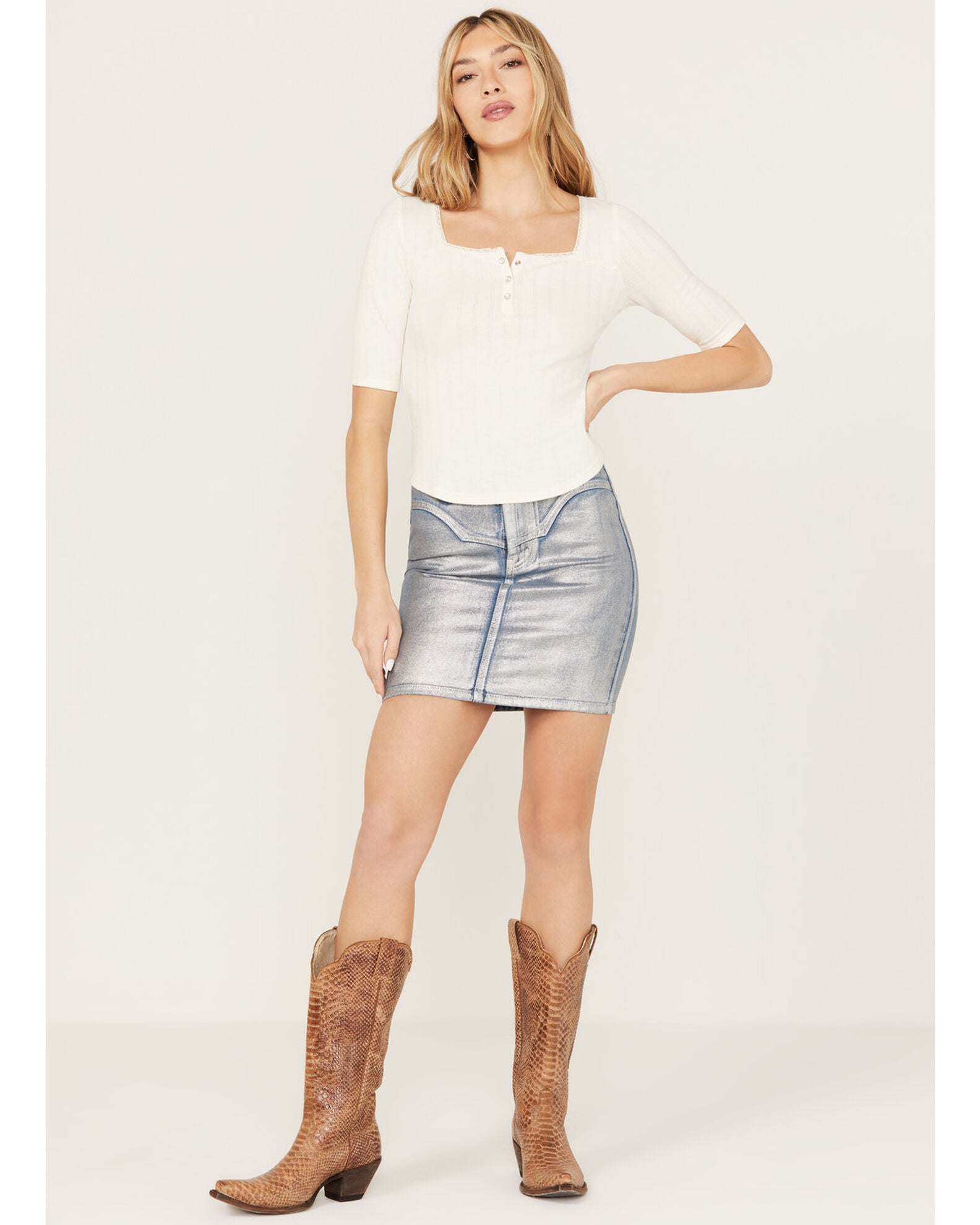Product Name: Idyllwind Women's Goldfinch Gypsy High Rise Denim Foiled ...