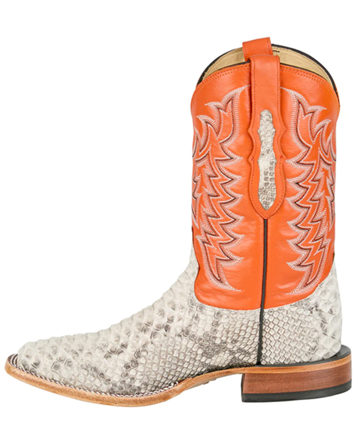 Tony Lama Men's Heritage Exotic Python Western Boots - Broad Square Toe ...